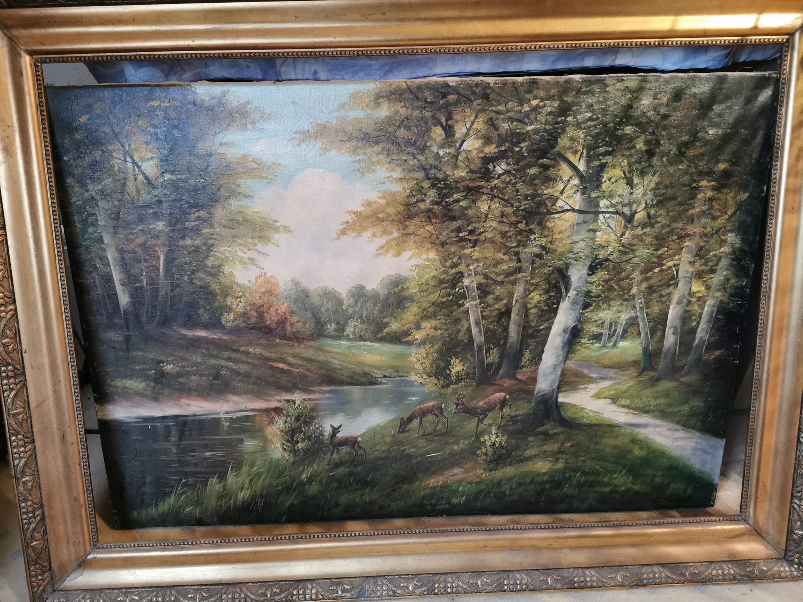 Hallo, habe hier ein Ölbild mit Rahmen von F. Berndt. Weiß jemand was ...