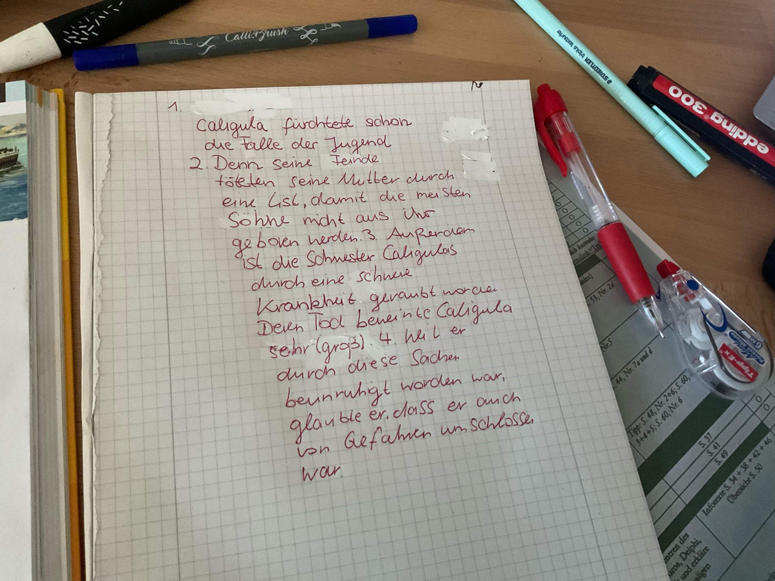 Hallo ist die Lösung dieser Aufgabe richtig? (Schule, Grammatik, Latein)