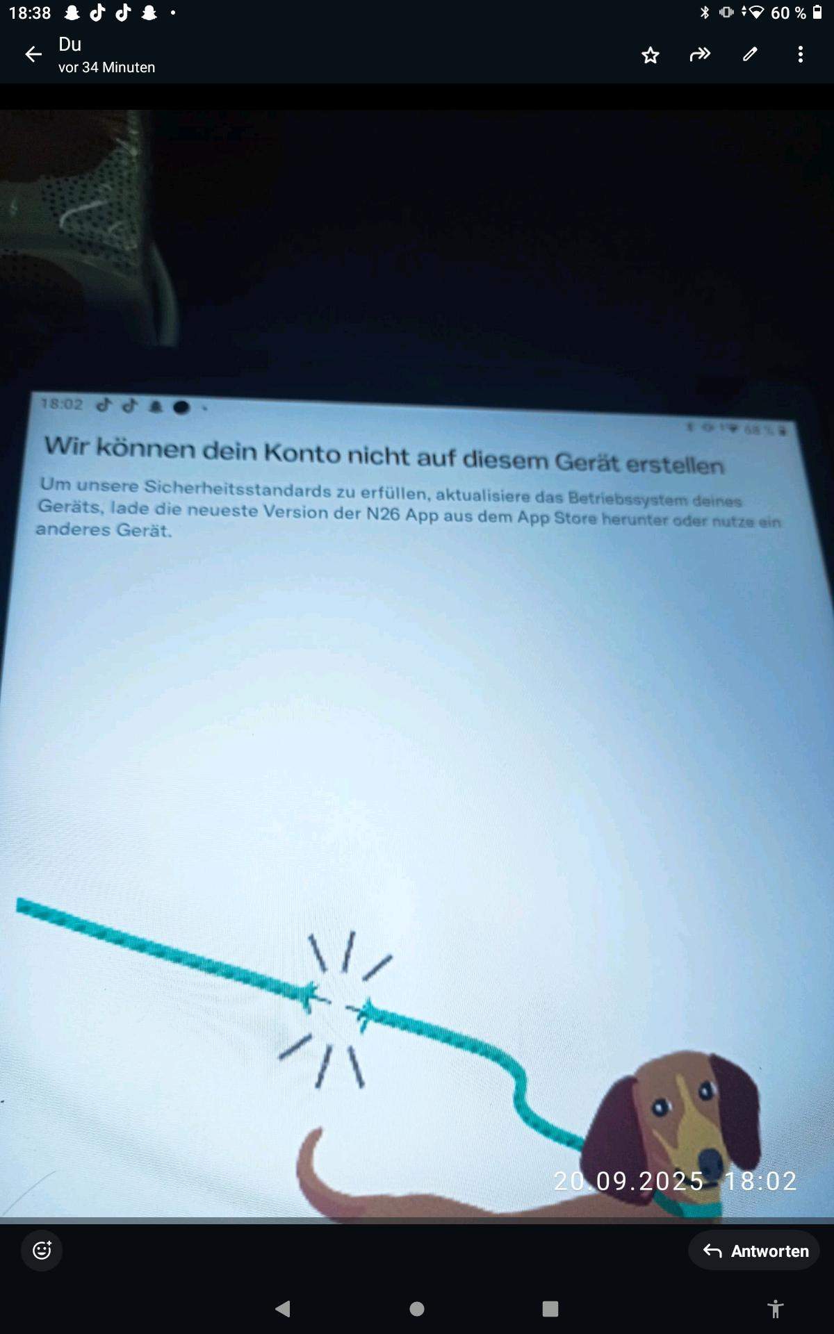 Hallo Leute ich habe eine Frage ich habe ein Problem? (Smartphone ...