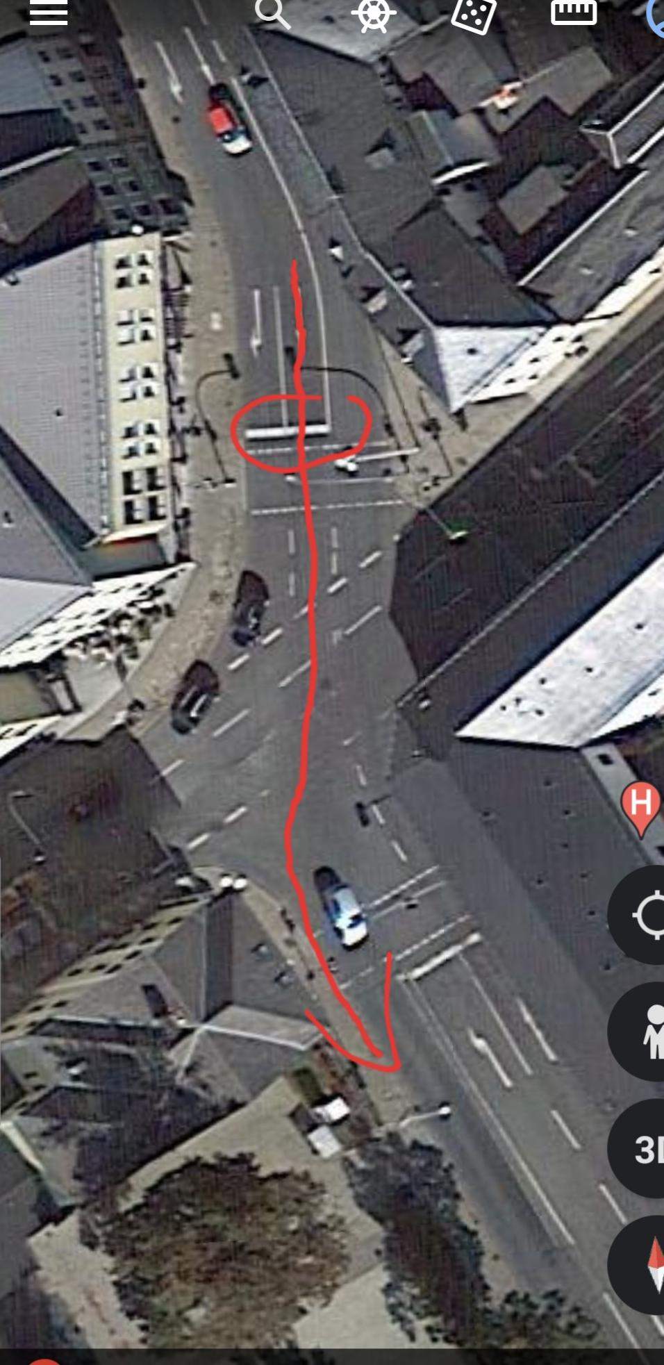 Haltelinie wann anhalten? (Führerschein, Fahrerlaubnis, Ampel)