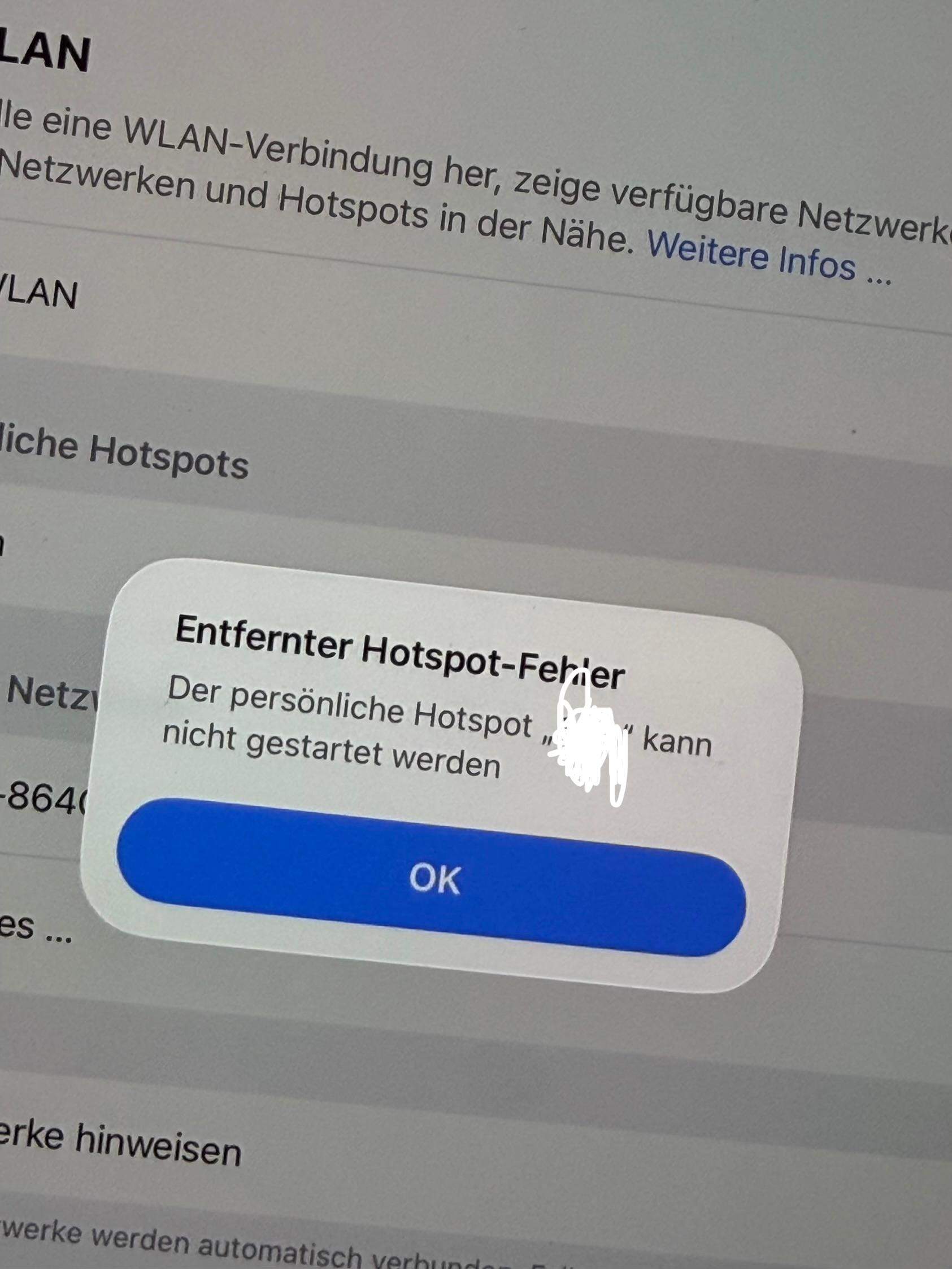 Handy mit Hotspot verbinden funktioniert nicht warum? (WLAN ...