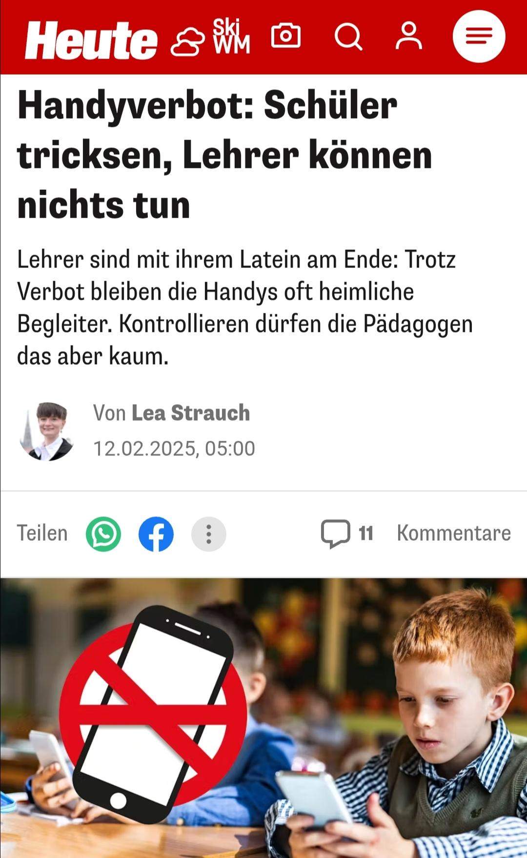 Handyverbot - Schüler tricksen, Lehrer können nichts tun (Schule, Handy ...