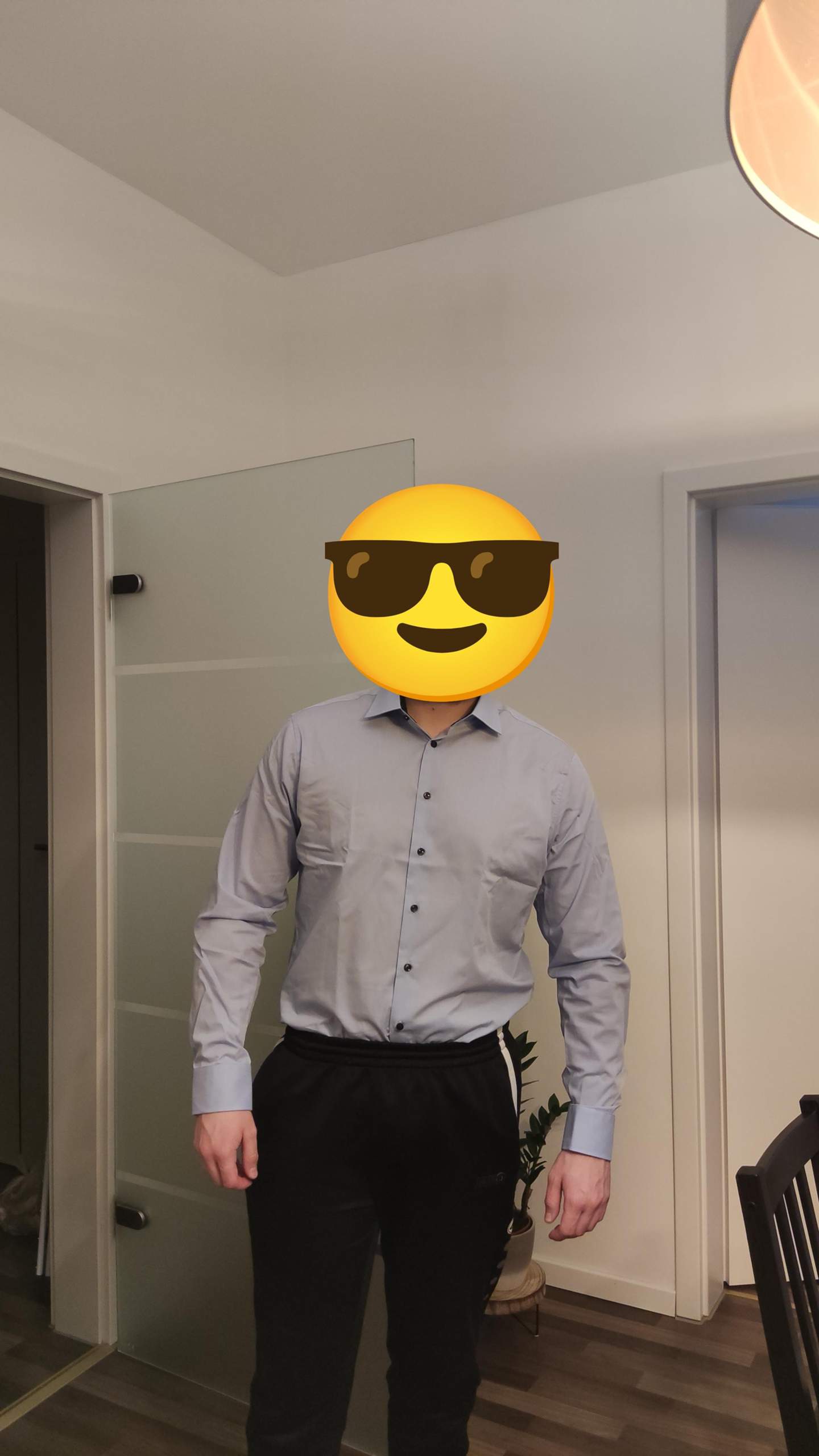 Hat das Hemd die passende Größe? (Männer, Kleidung, Mode)