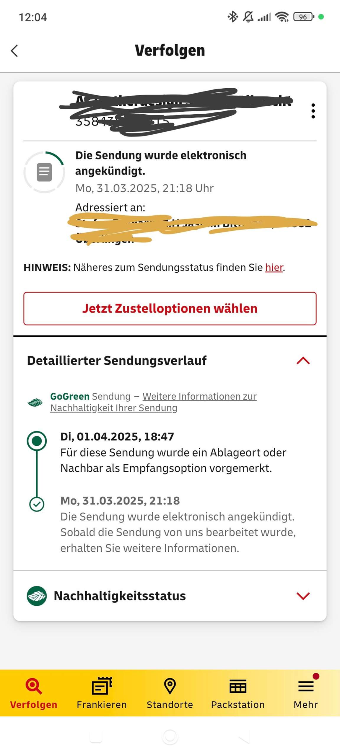 Hat DHL eine Störung mit der Sendeverfolgung? (Post, Versand, Bestellung)