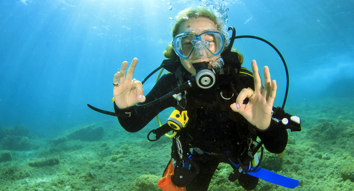 Hat euch beim Tauchen schon mal ein Tier angegriffen oder belästigt ...