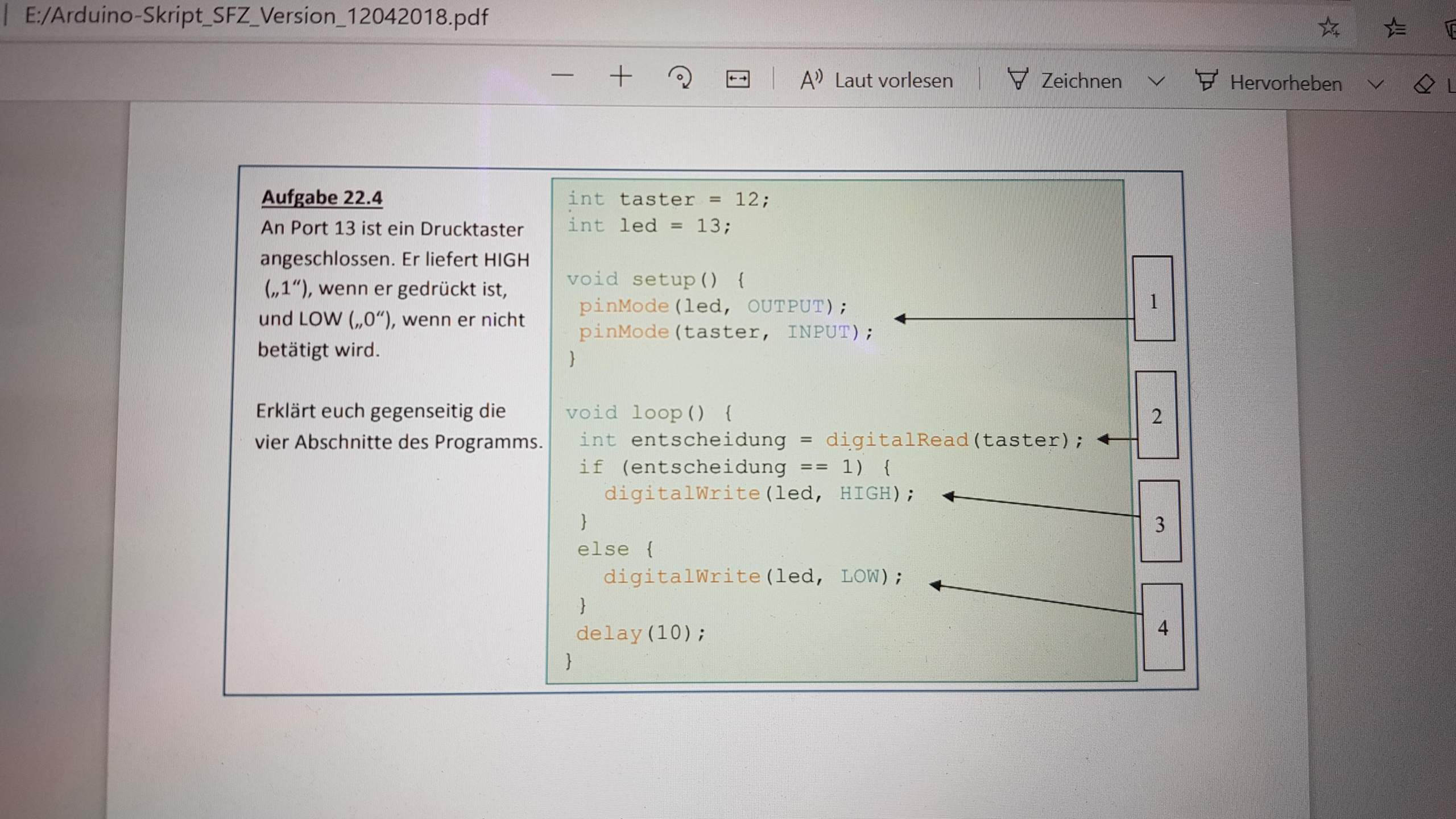 Hat jemand Ahnung von Arduino? (Computer, Schule, Technik)