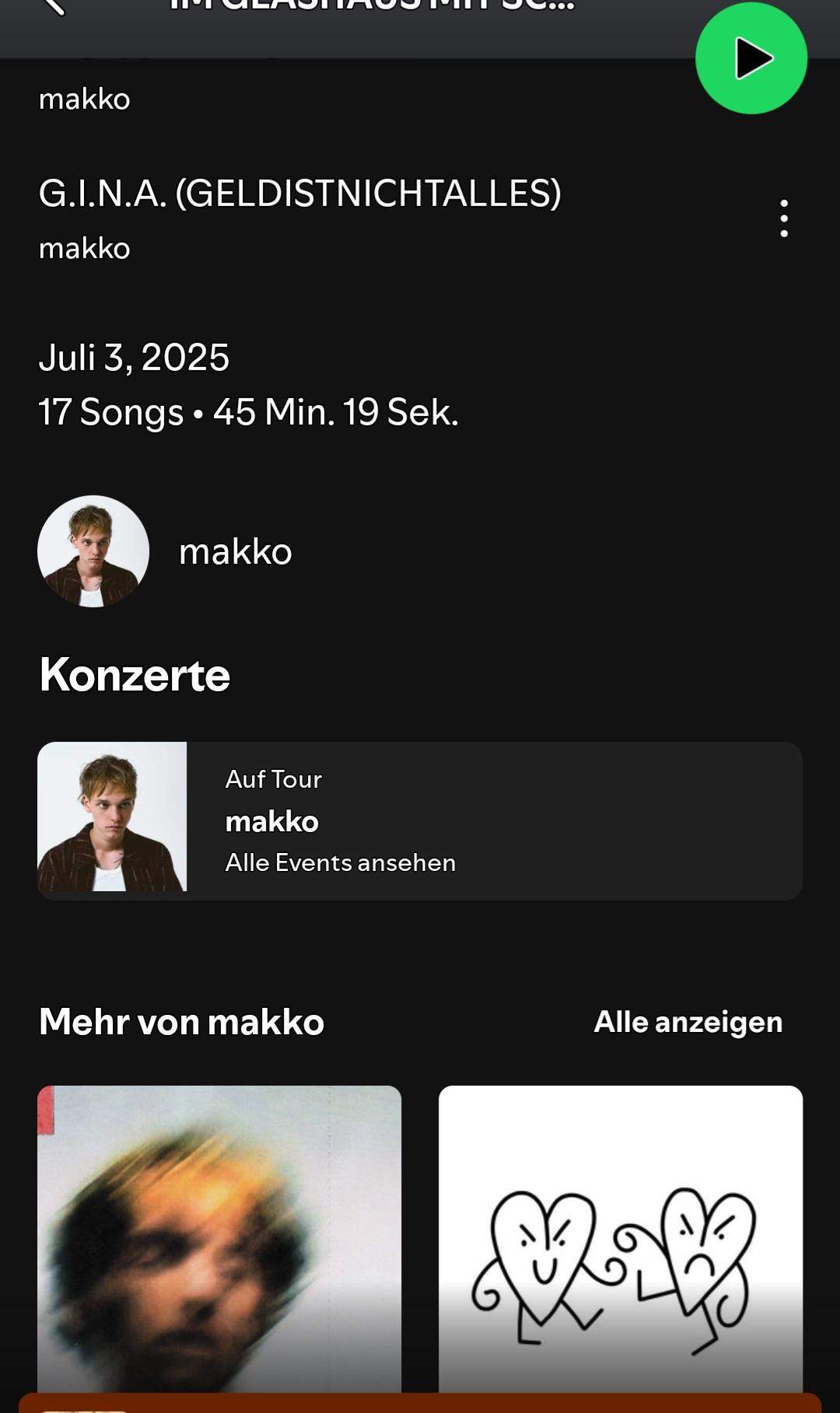 Hat Makko eine Tour angekündigt? (Musik, Instagram, Ticket)