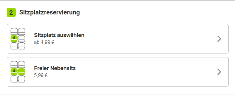 Hat man eine Sitzplatzreservierung bei einem FlixTrain inklusive? (Bahn ...