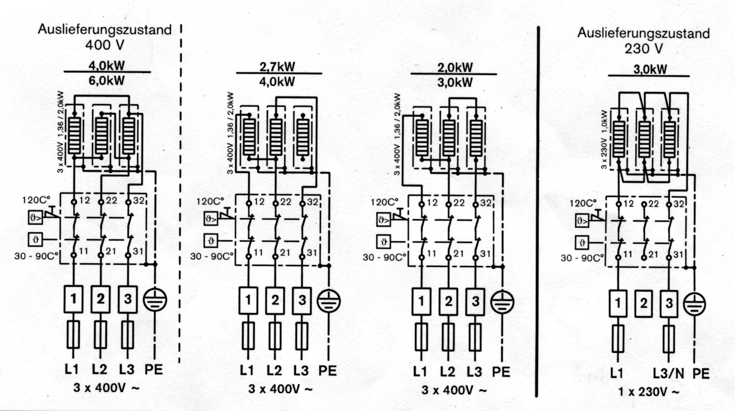 Heizstab Anschlußplan? (Strom, Elektrik, Elektrizität)