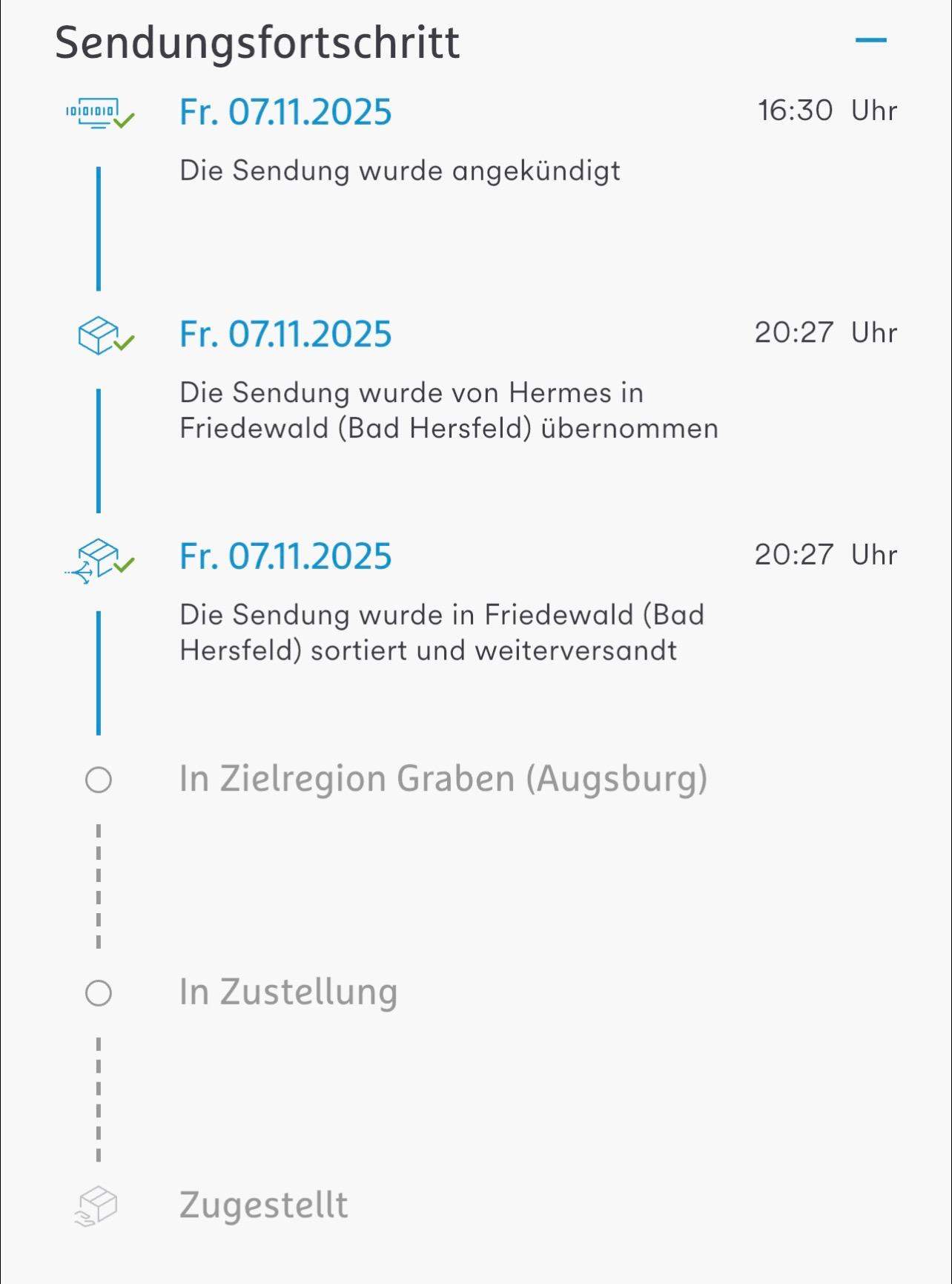 Hermes Paket soll heute kommen? (Versand, Lieferung, Sendungsverfolgung)