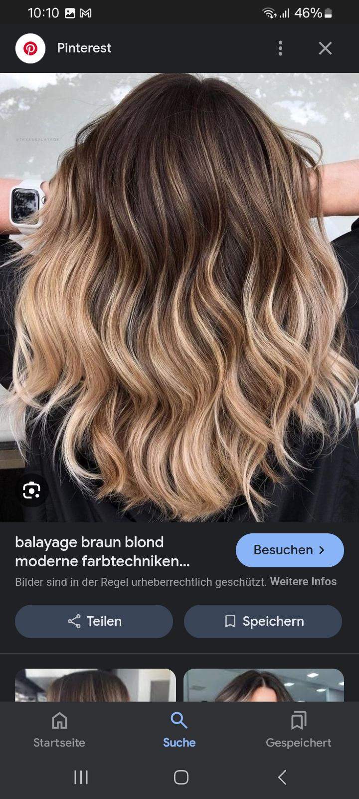 Hi hab mittellange hellbraune Haare und unten bisschen blond Will mir ...