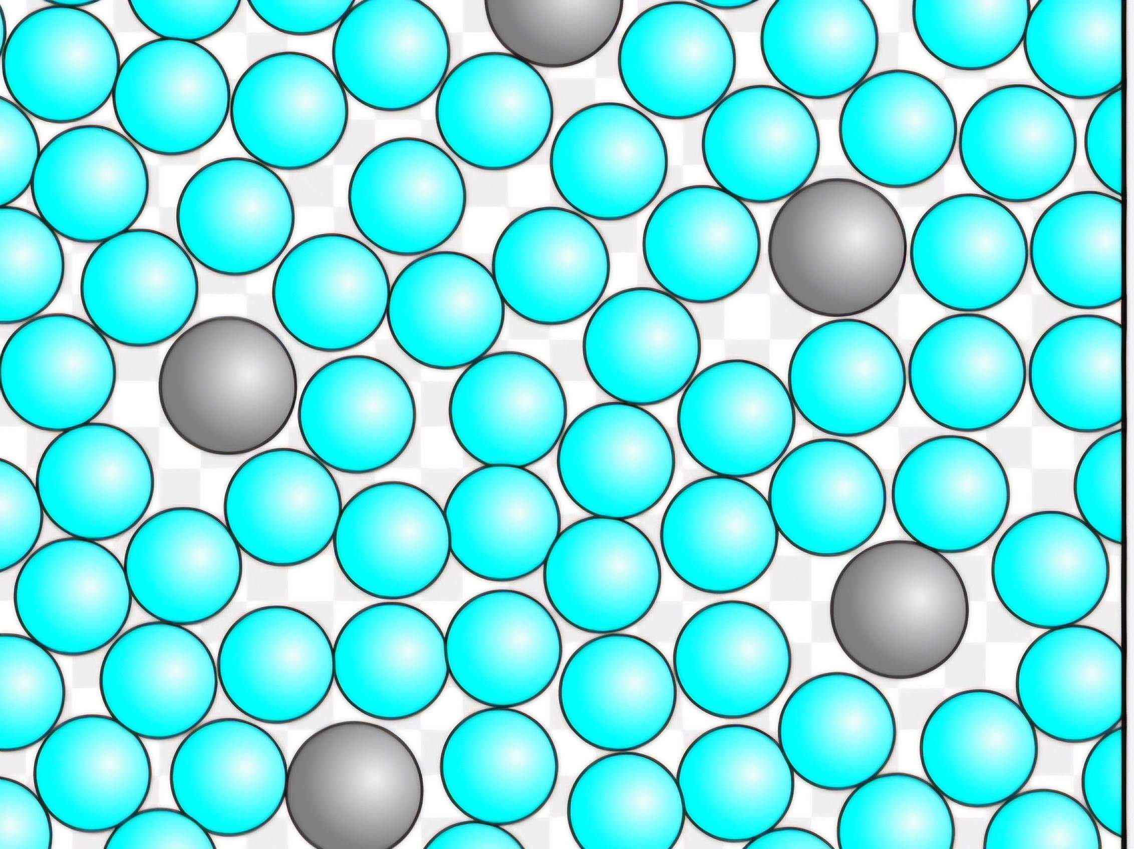 Hi woran erkenne ich im Teilchenmodell um welches homogene Gemisch es ...