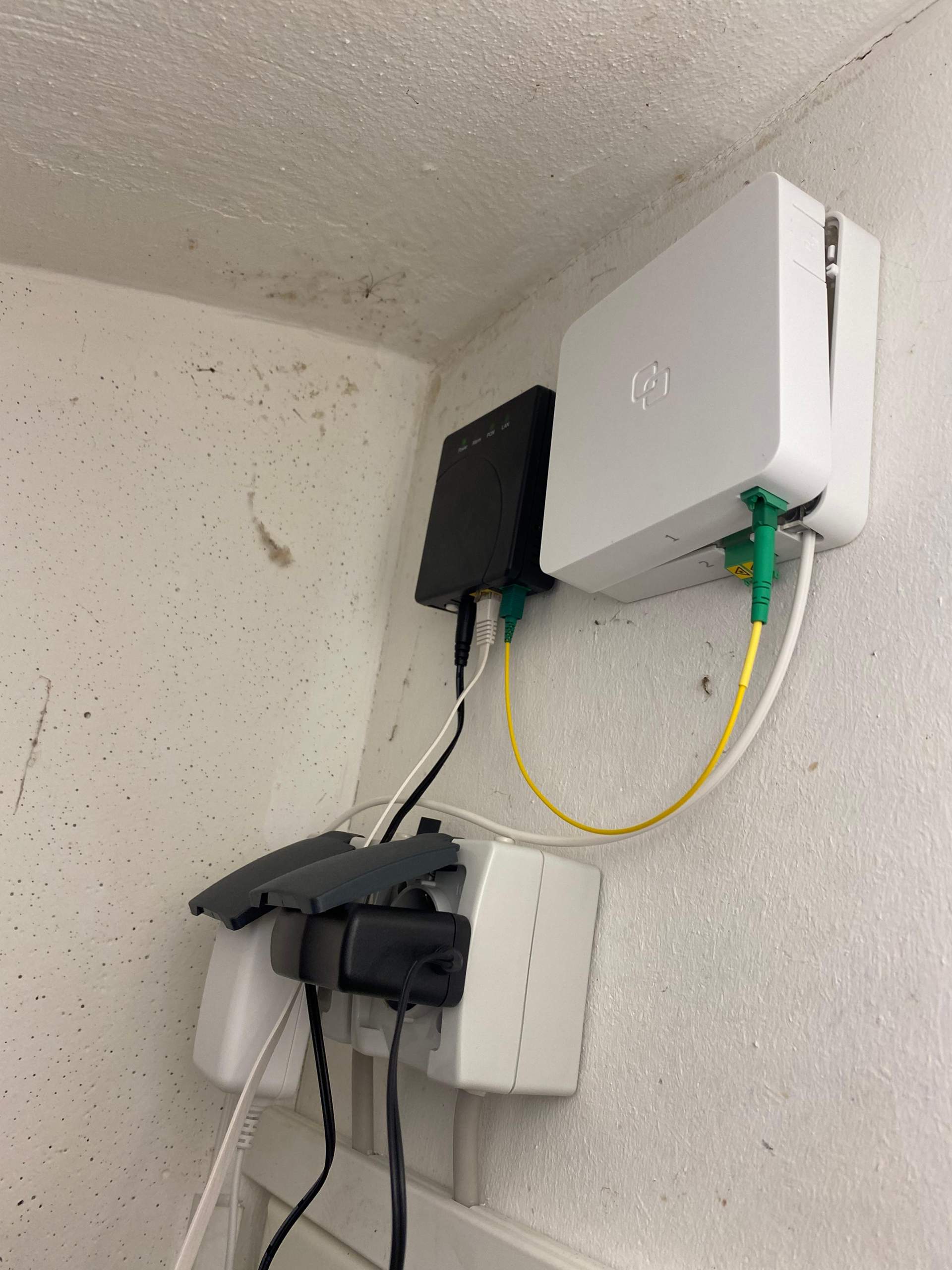 Hilfe bei Glasfaseranschluss? (Internet, WLAN, Netzwerk)