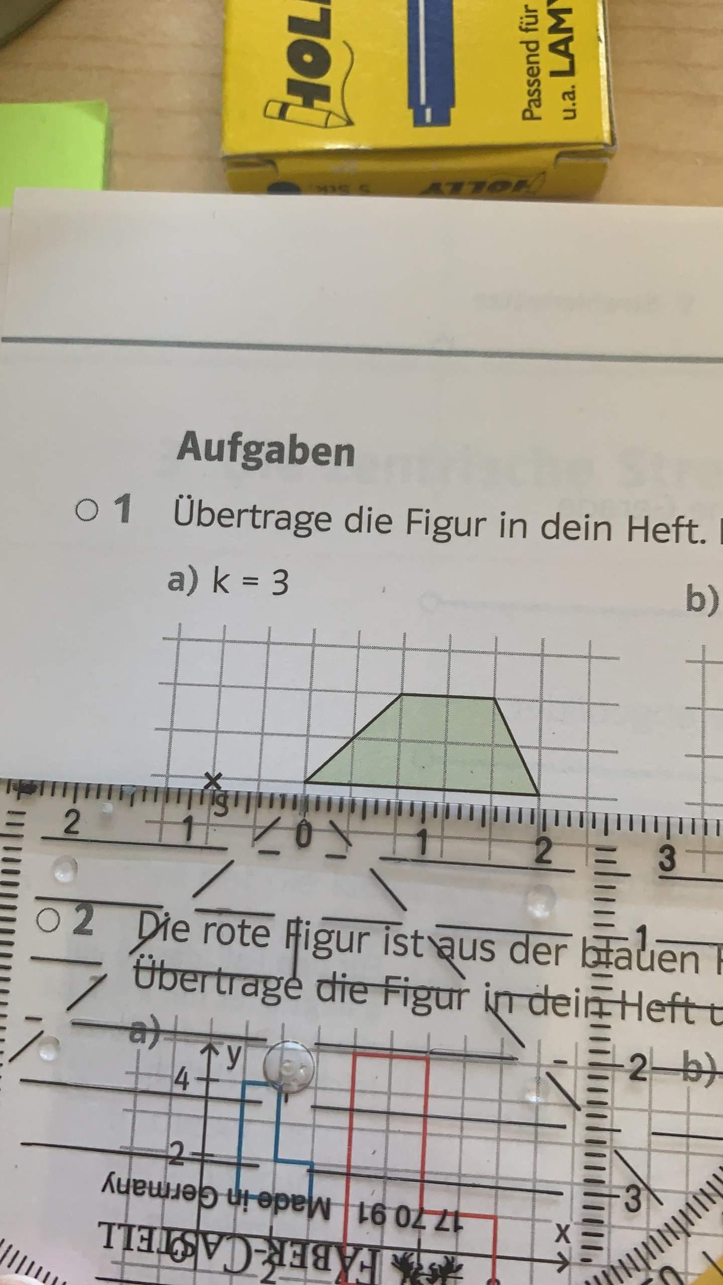 Hilfe Bei Mathe, Kästchen oder cm? (Schule, Mathematik, Hausaufgaben)