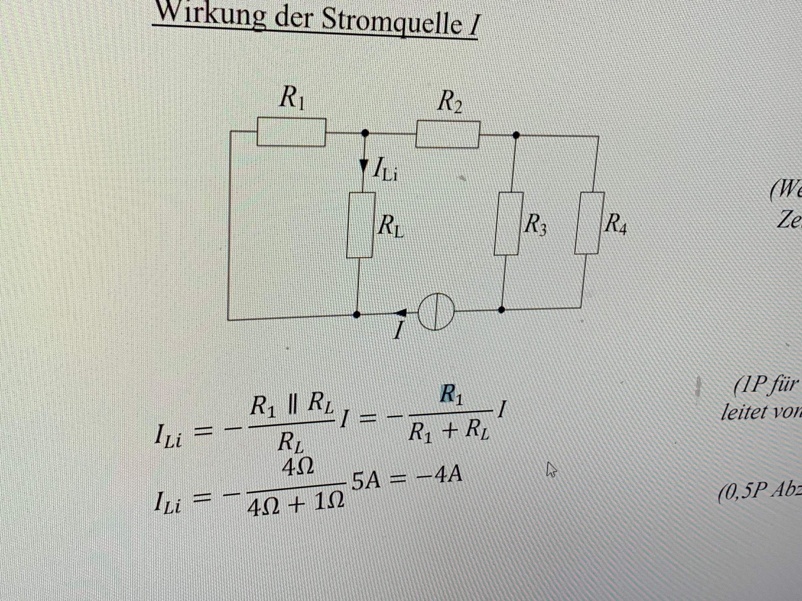 Hilfe bei Superpositionsprinzip (Elektrotechnik,Stromteiler)? (Computer ...