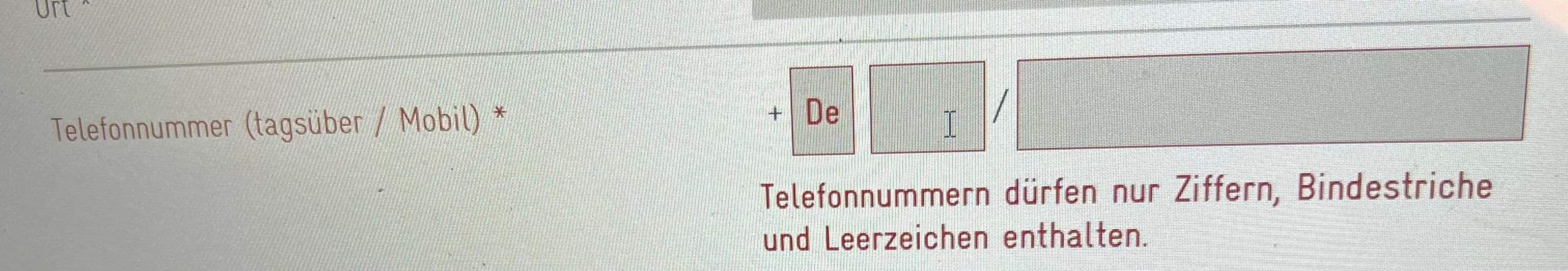 Hilfe Handynummer eingeben? (App, Telefon)