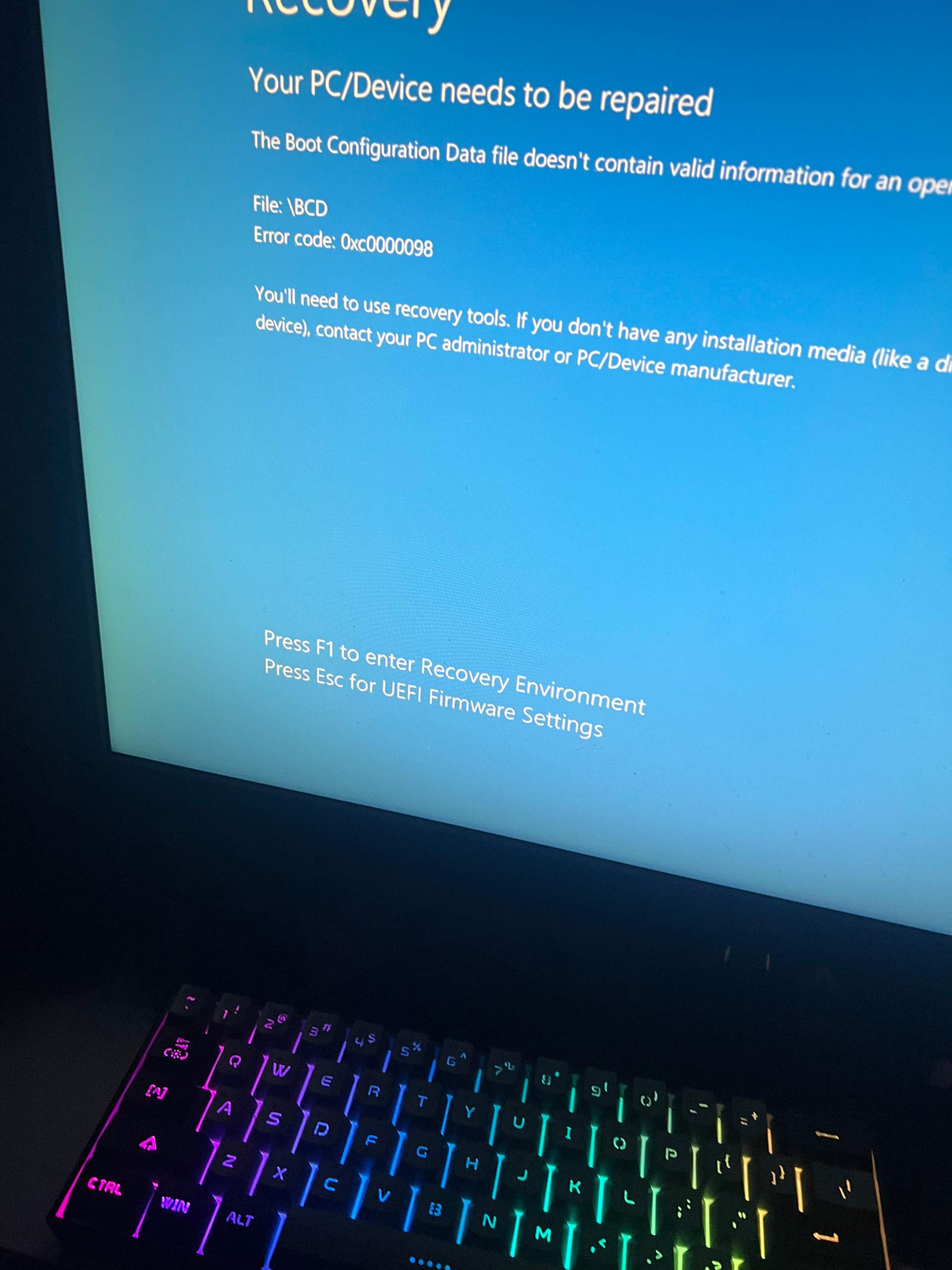 Hilfe PC Kaputt wie fixen? (Computer, Windows, Informatik)