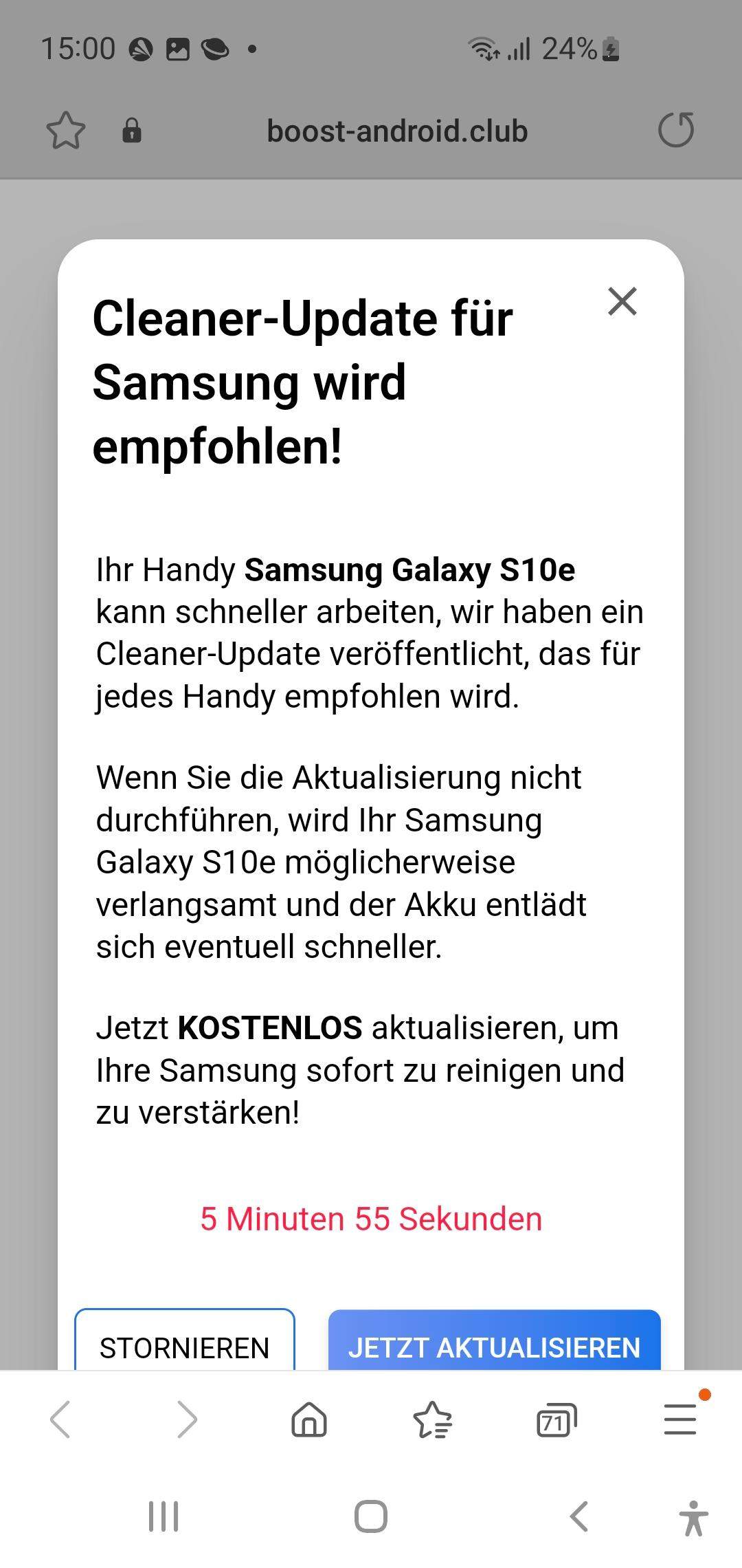 Hilfe! Virus, was tun? (Samsung, virus entfernen)