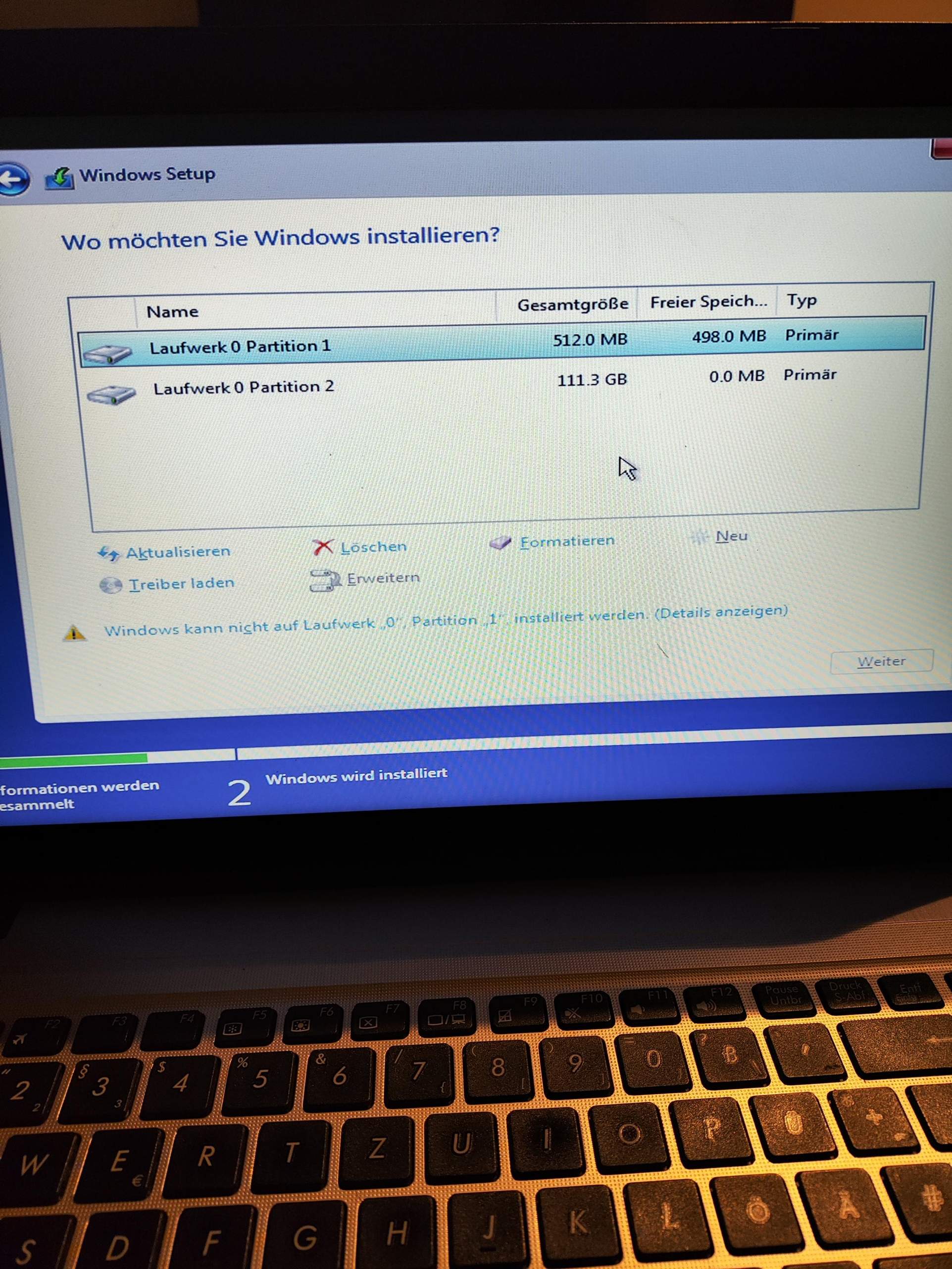 Hilfe! Windows will nicht installieren? (Windows 10, IT, Linux)