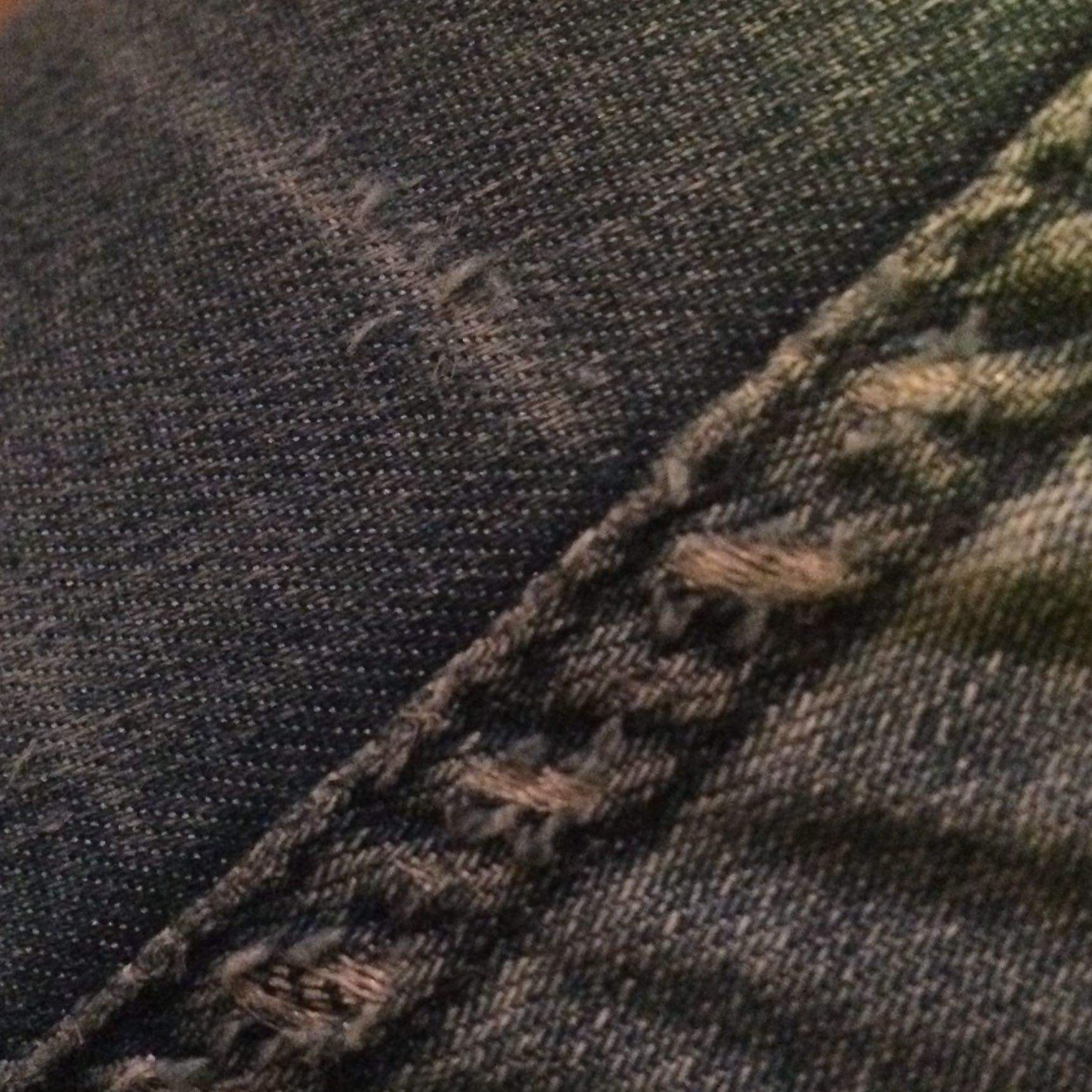 Hose fast gerissen, was tun? (Mode, nähen)