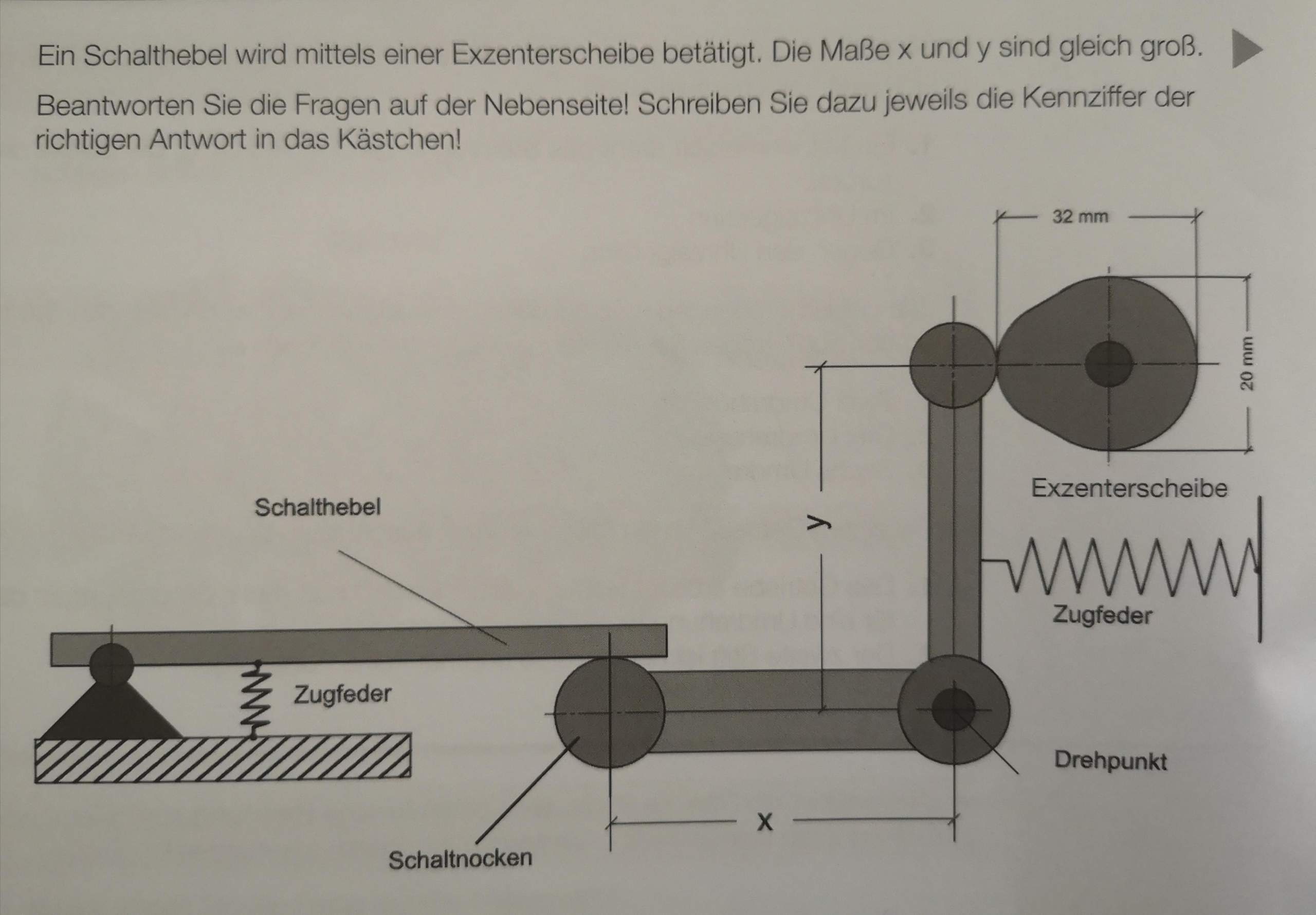 Hub bei einer Exzenterscheibe ausrechnen, wie geht das?? (Computer ...