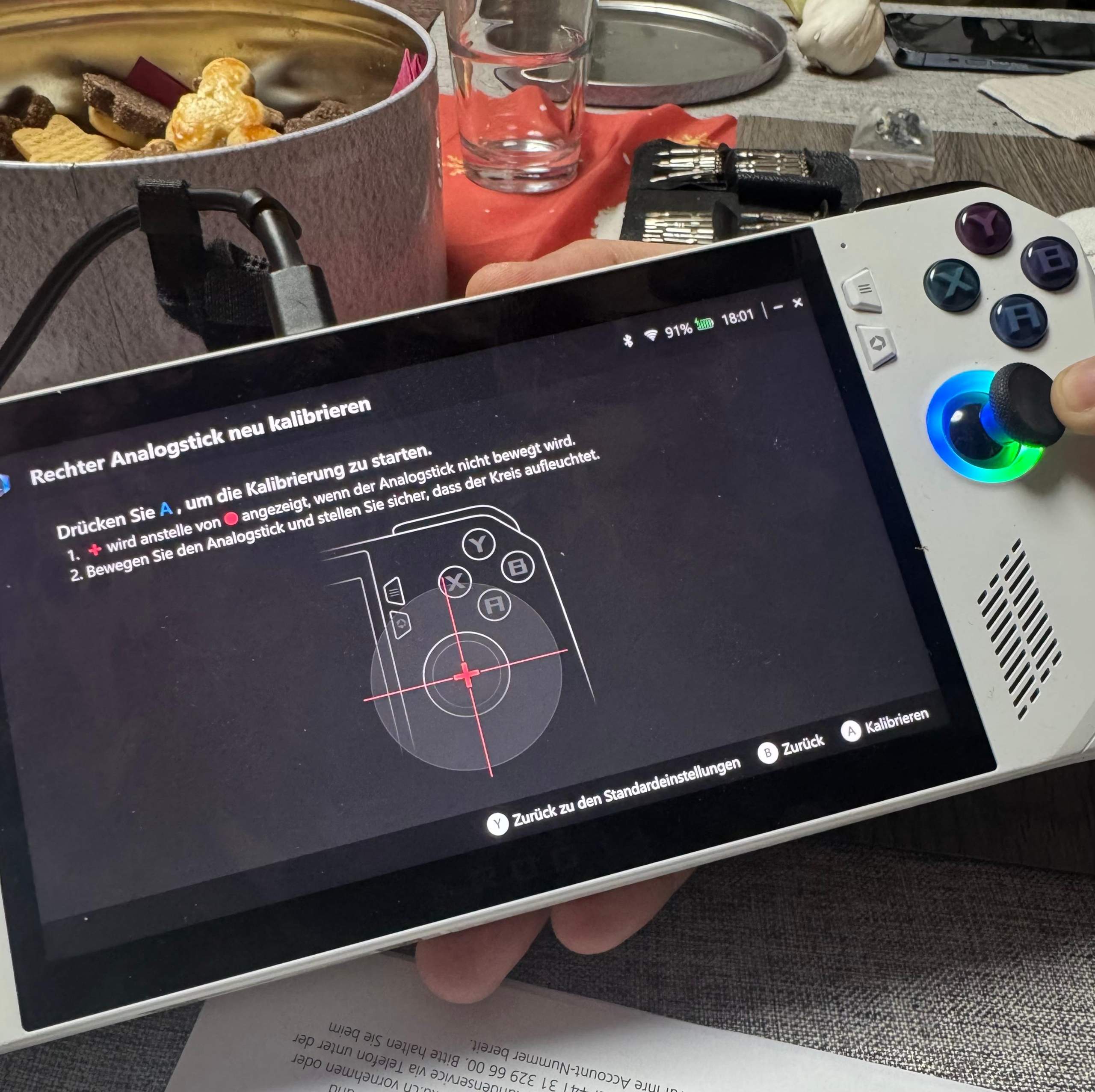 Ich brauche hilfe joystick asus rog ally x gewechselt? (PC, Steam ...