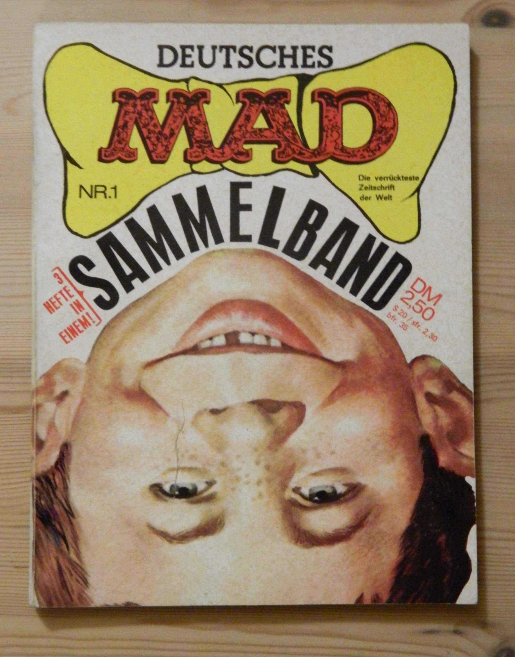 Ich habe 3 seltene MAD COMICS Sammelbänder, was ist so was wert? (Comic)