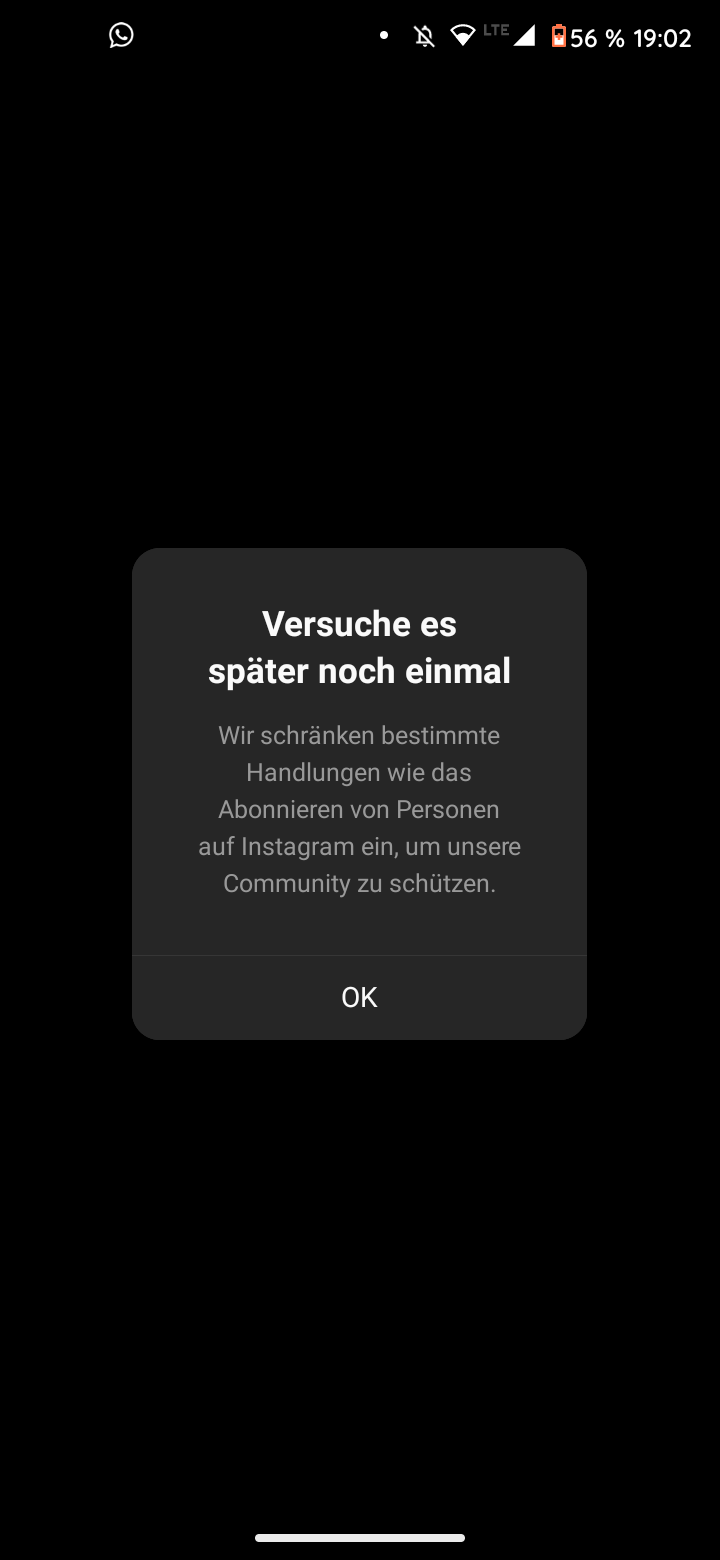 Ich kann Leuten auf Insta nicht folgen. Warum und was kann ich tun ... Ich kann Leuten auf Insta nicht folgen. Warum und was kann ich tun ...