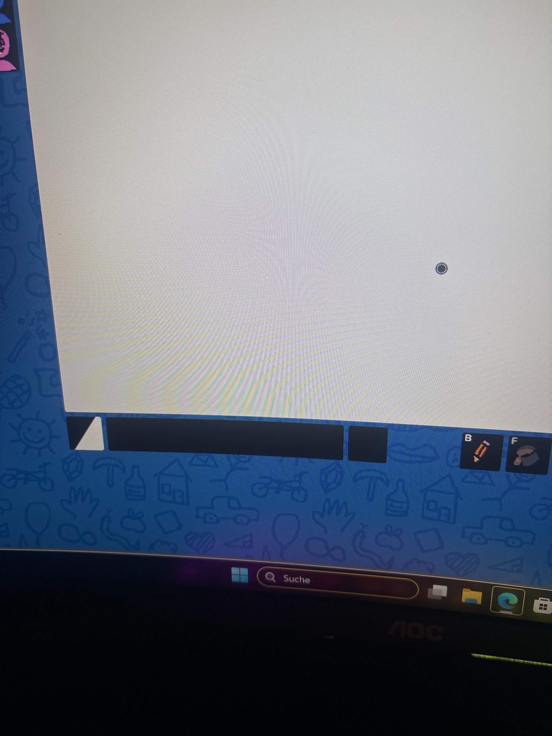 Ich möchte etwas an meinem pc ändern an der Anzeige aber bekomme das ...