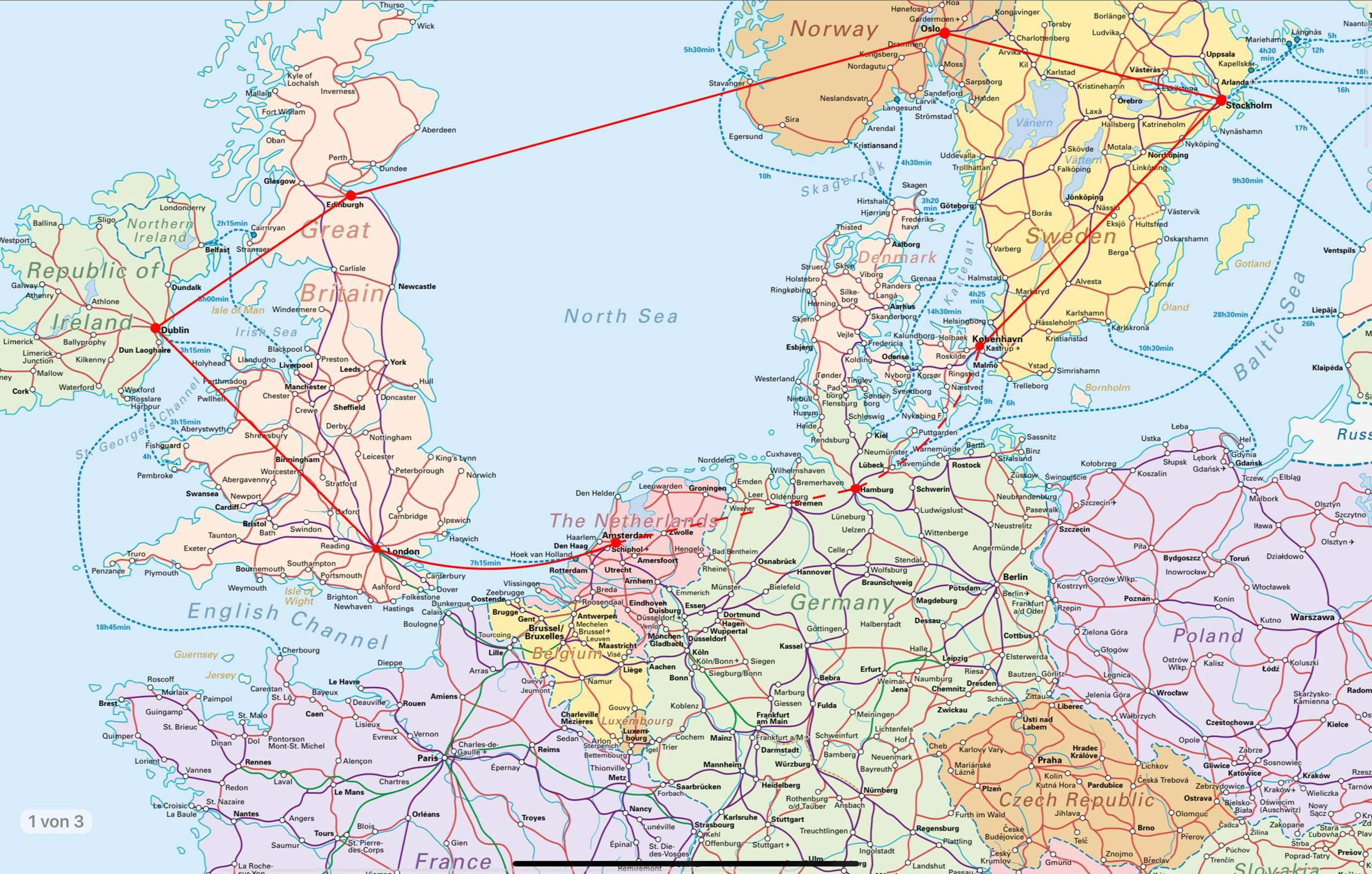 Ideen für meine Interrail Strecke? (Deutschland, Urlaub, Reise)