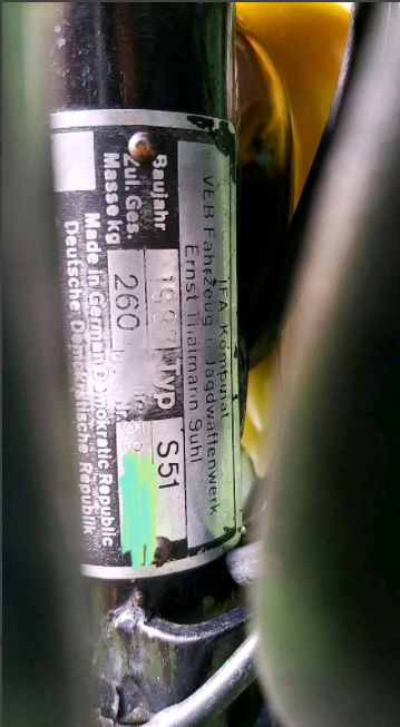 Import Simme? (Simson, S51)