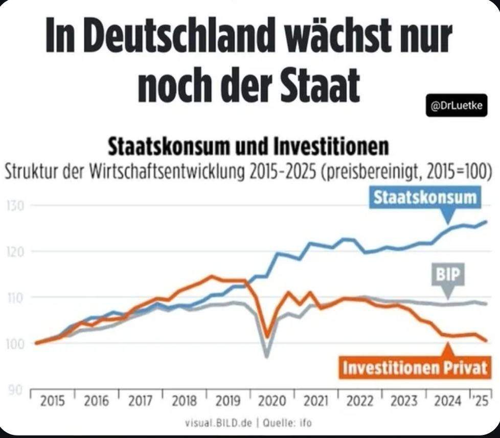 In Deutschland wächst nur noch der Staat? (Diktatur, kontrollsucht ...
