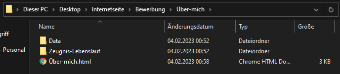 In html ein Ordner zurück? (Webseite, CSS)