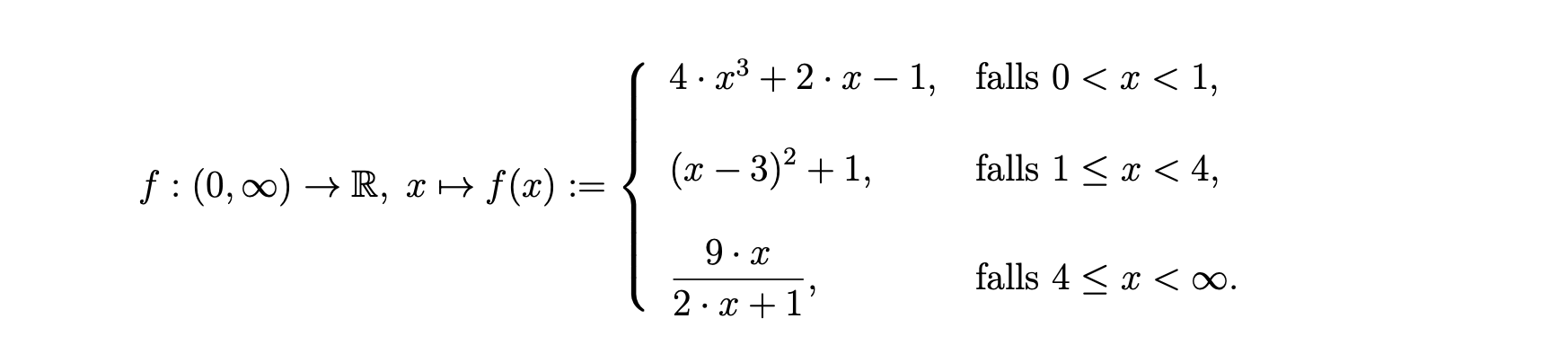 In welchem Intervall ist die Funktion monoton fallend/steigend? (Schule ...