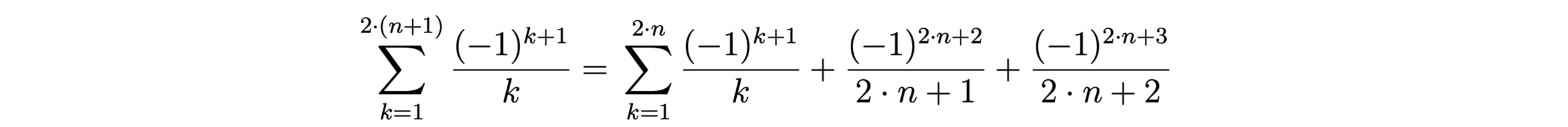 Indexverschiebung und summen aufspalten wie? (Mathematik, Summe)
