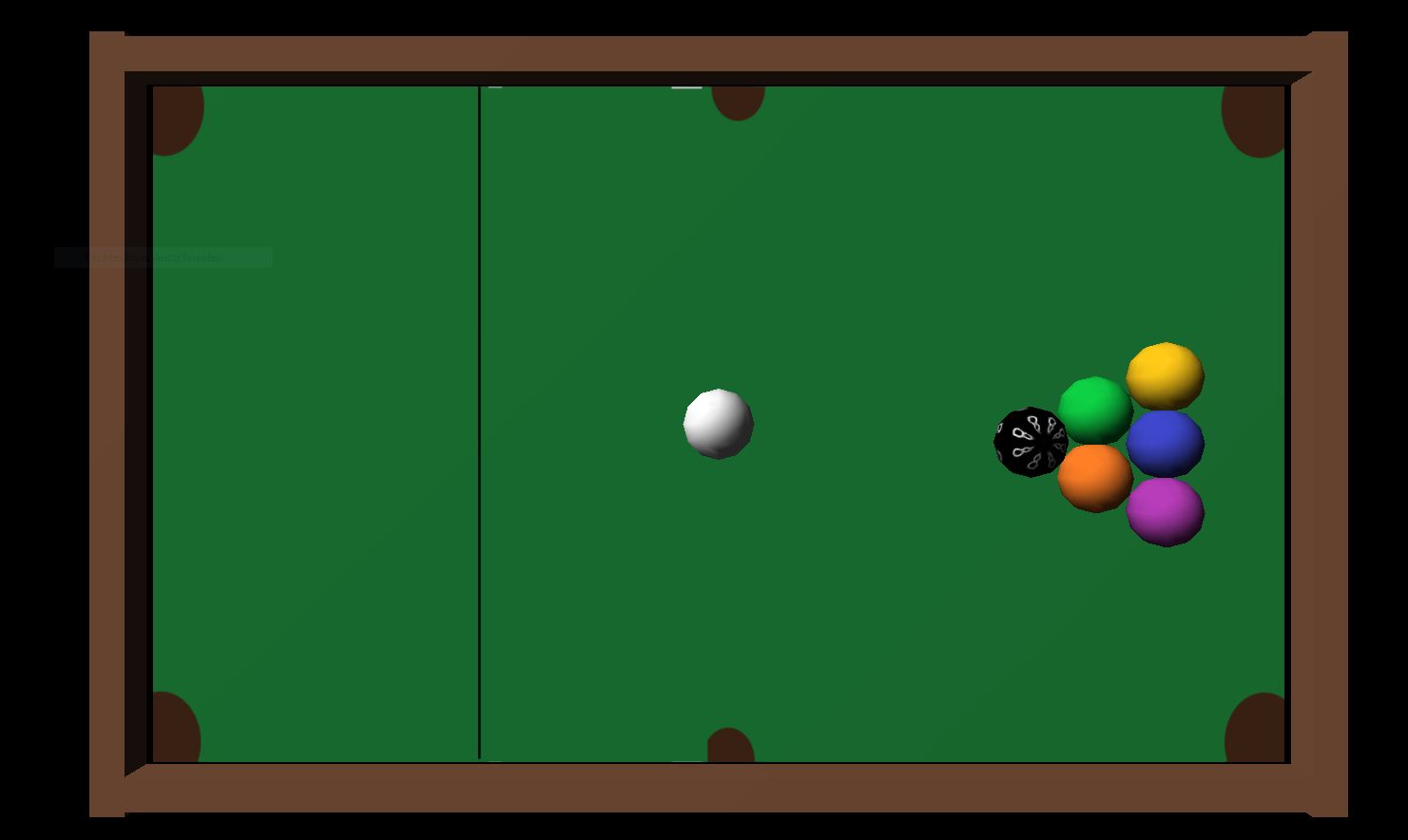 Java / GLOOP: Kollision bei dem Billardtisch? (Informatik, Ball)