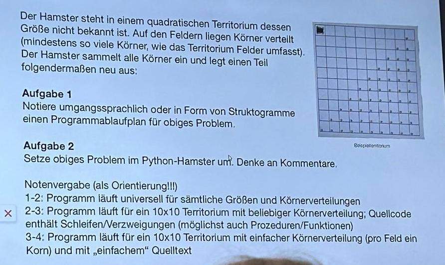 Informatik Python-Hamster?