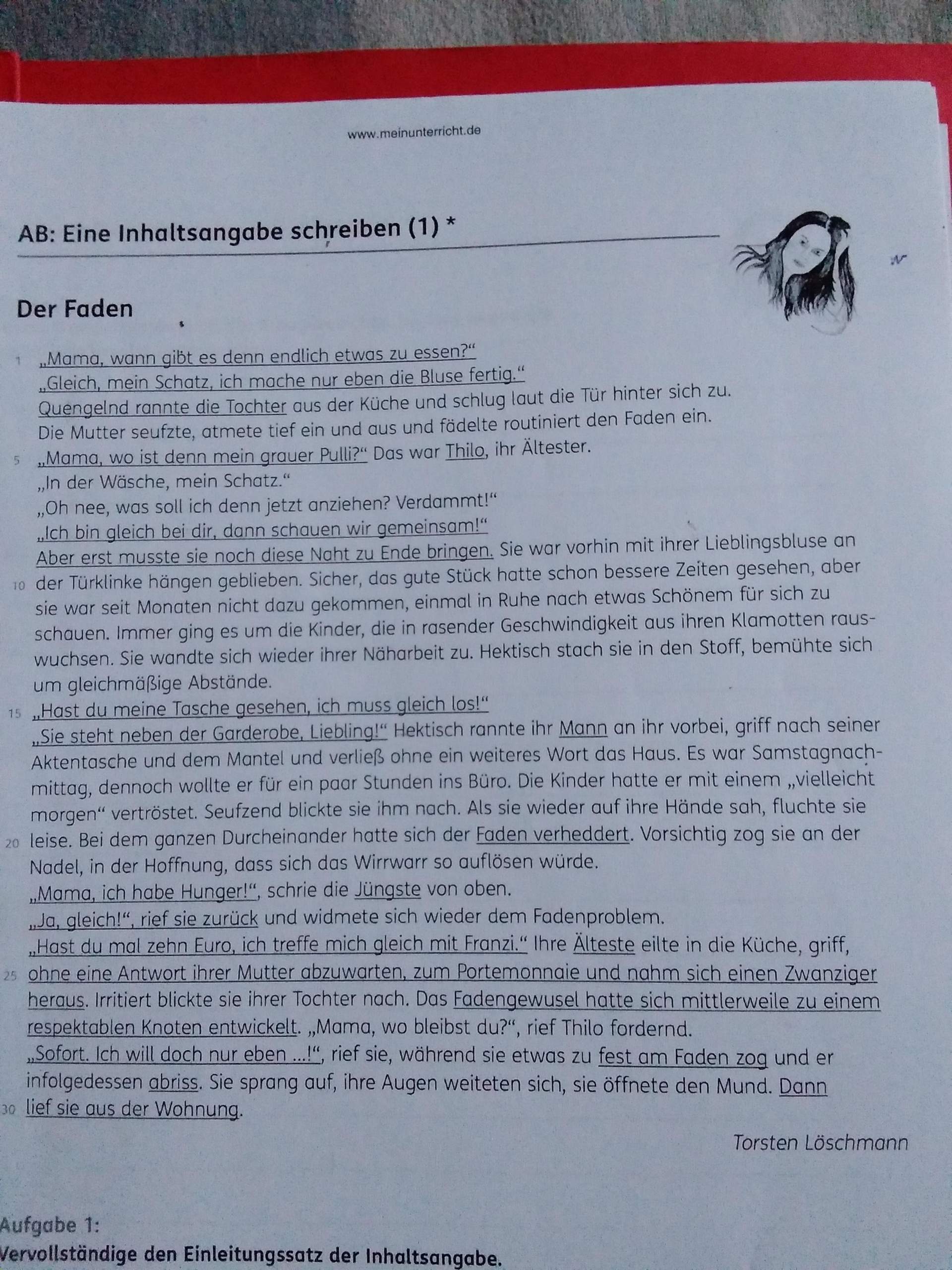 Inhaltsangabe schreiben? (Schule, Lernen, Klausur)