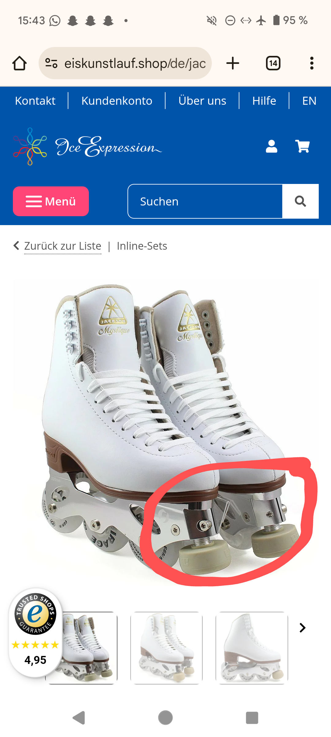 Inlineskates Toe pick/Stopper kaufen? (Schlittschuhe, Eislaufen ...