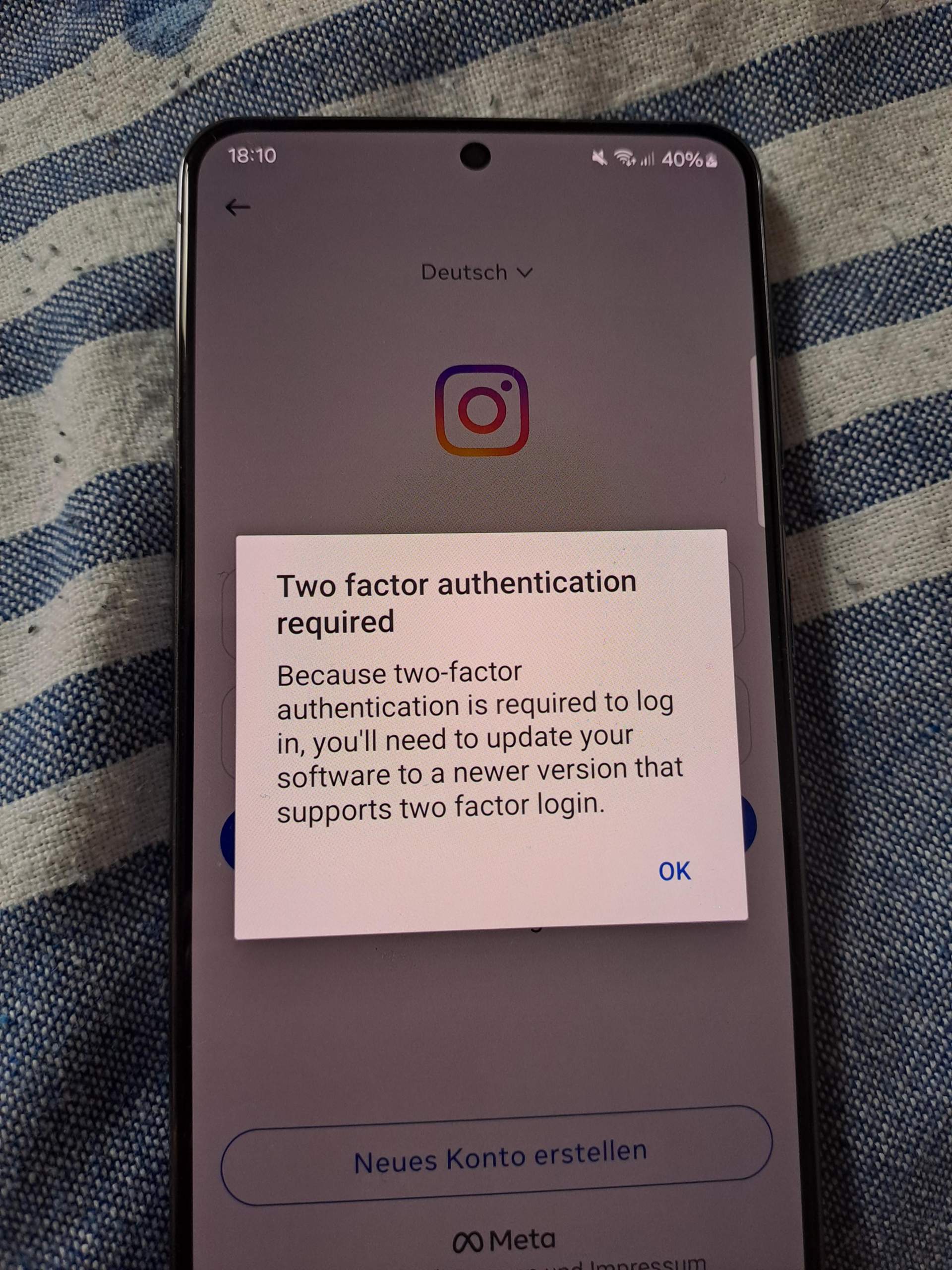 Insta Login auf neuem Gerät geht nicht? (App, Instagram, Account)