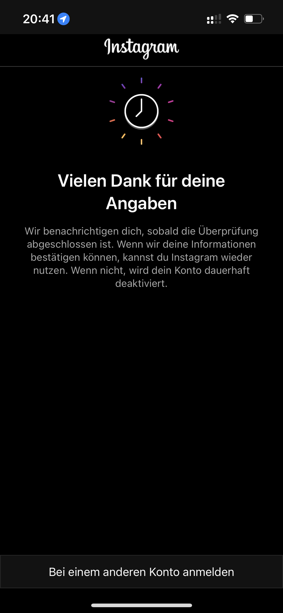 Instagram account gesperrt? (App, Facebook, Konto)