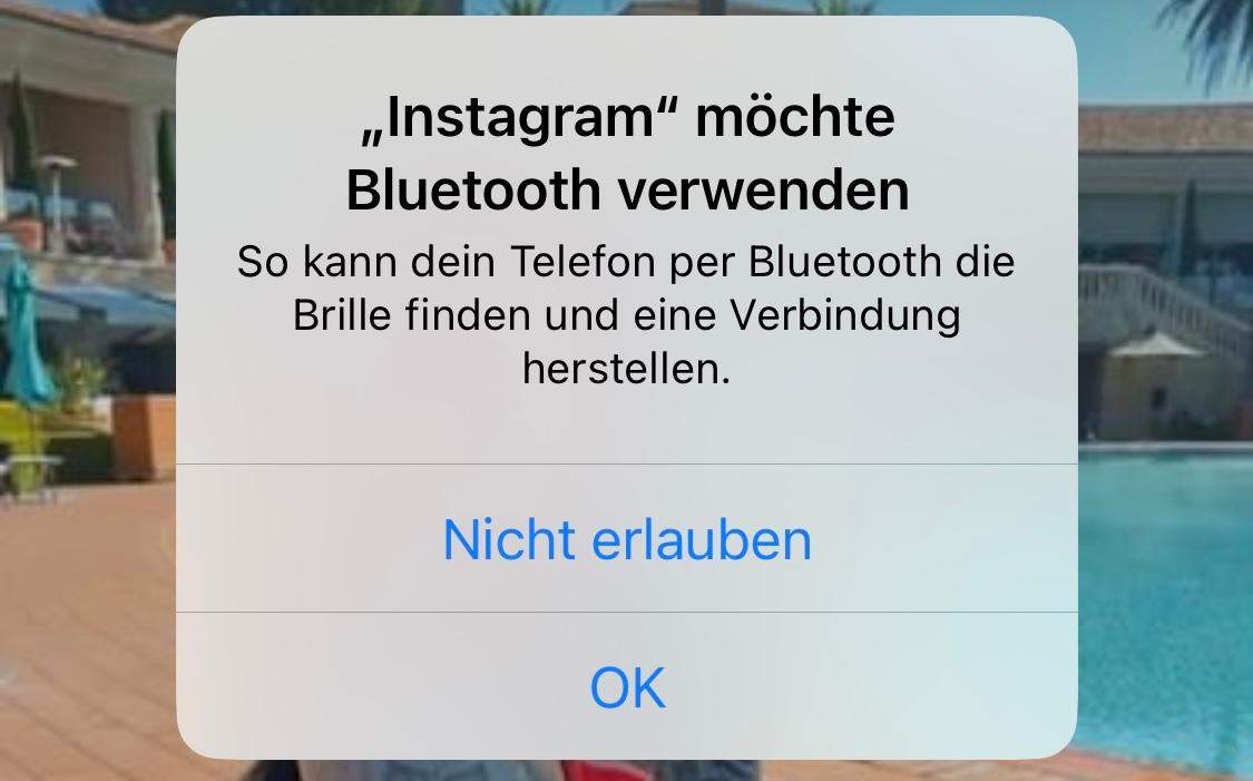 Instagram möchte Bluetooth verwenden? (Internet, Apple, iPhone)