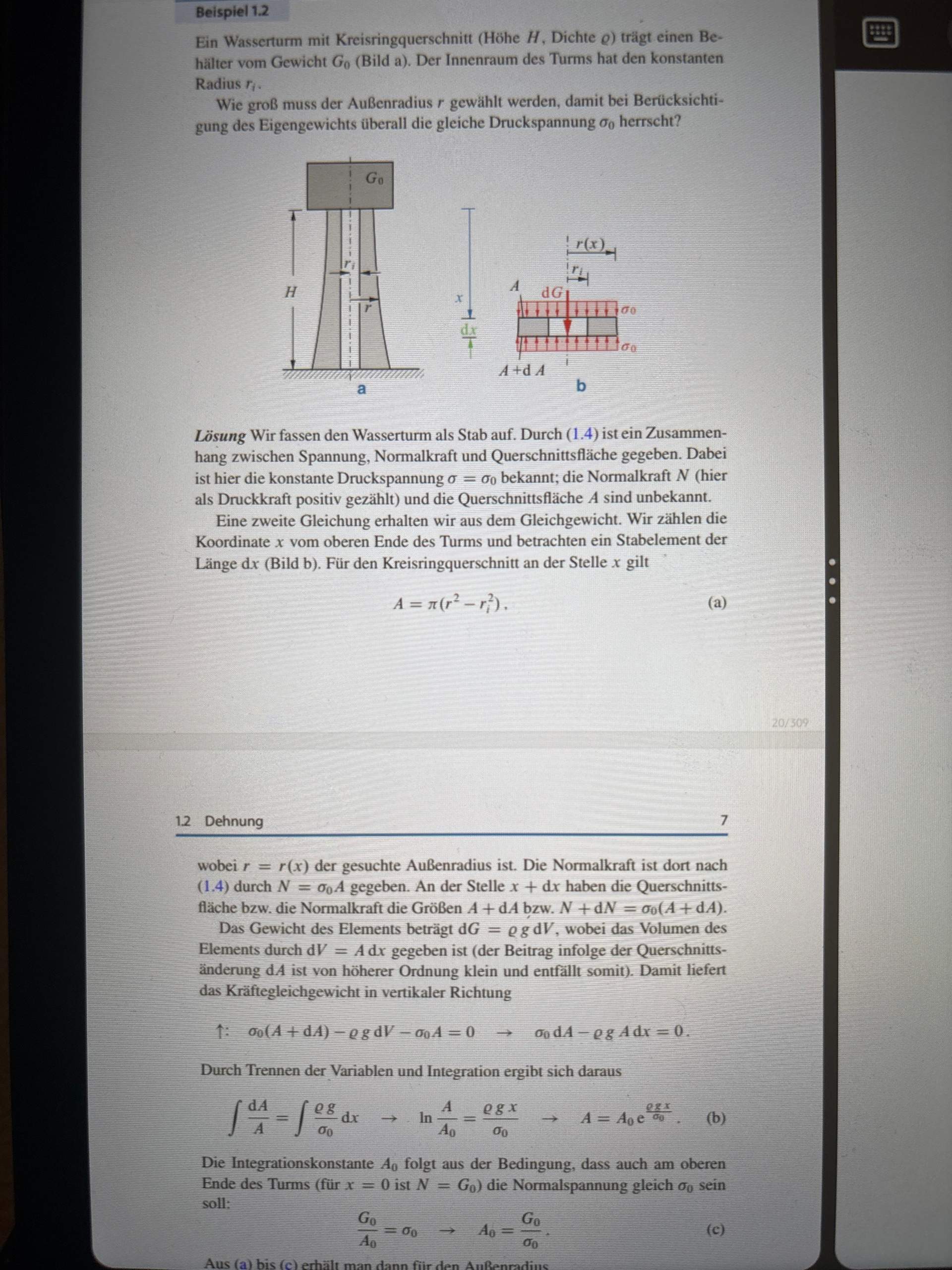 Integral berechnen? (Physik, Mechanik, Maschinenbau)