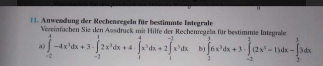 Integrale Rechenregeln? (rechnen, Funktion, Gleichungen)
