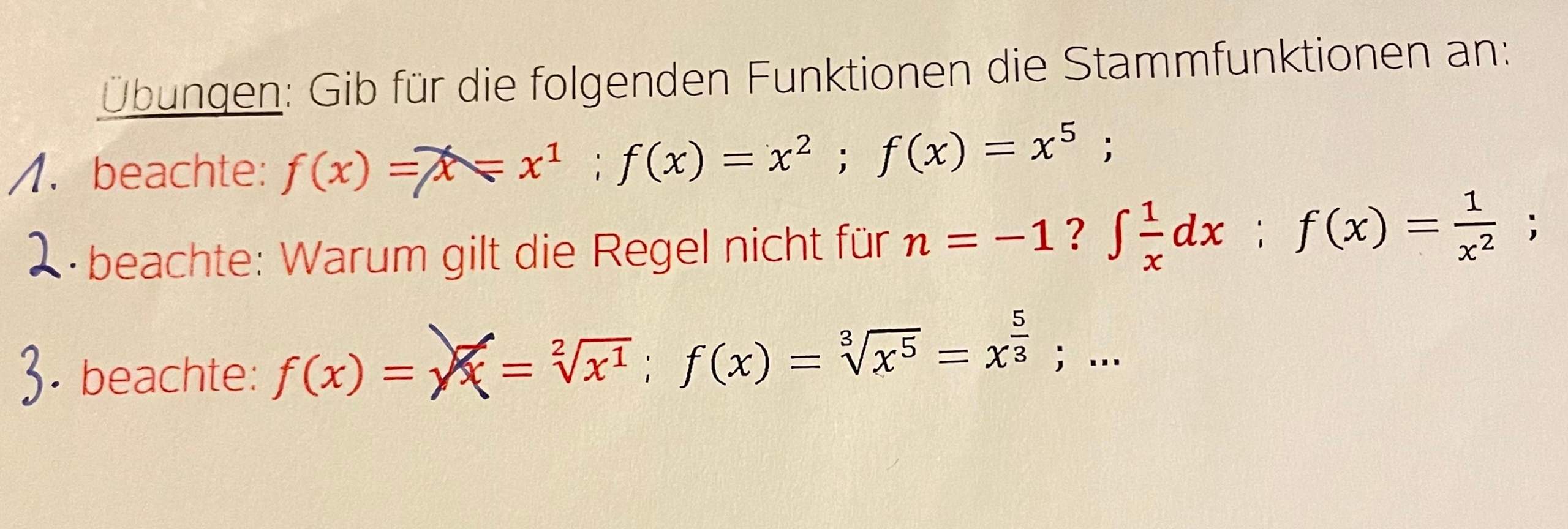 Integralrechnung, mit Stammfunktion? (Analysis)
