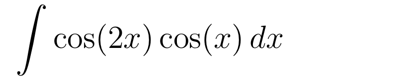 Integrieren von cos(kx)*cos(x)? (Funktion, Gleichungen, Funktionsgleichung)