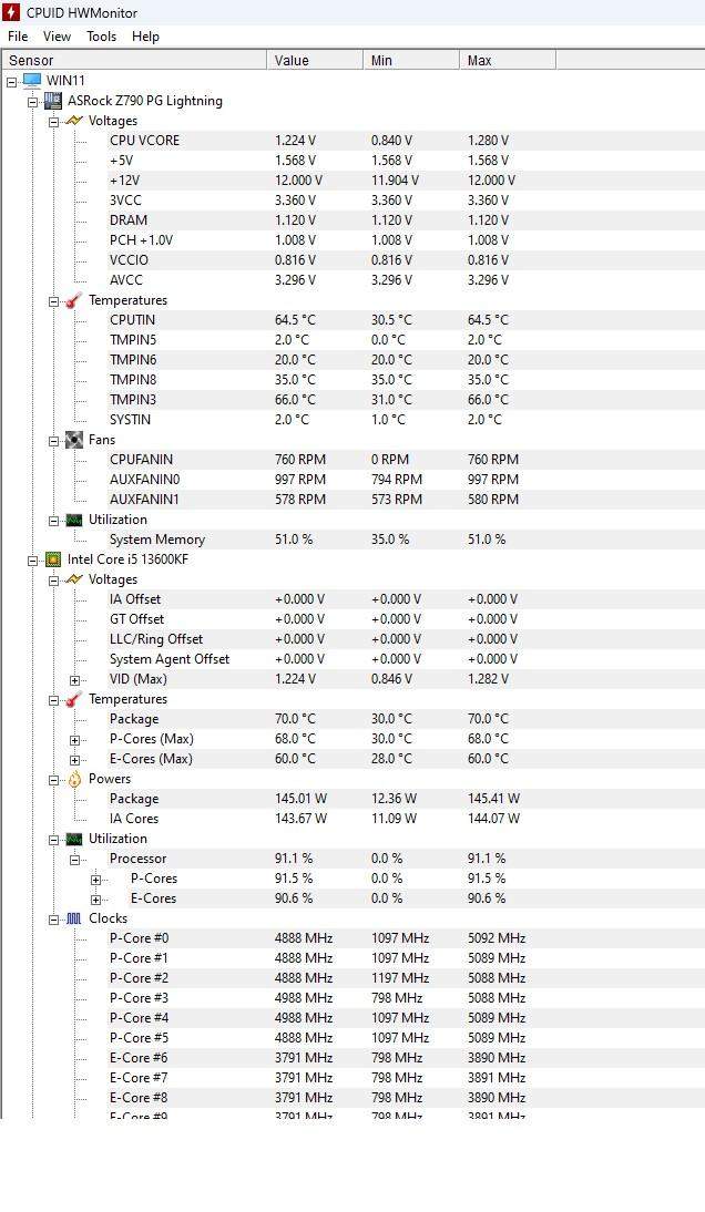 Intel 13600k spannung oxidation? (Gaming PC, CPU, Prozessor)