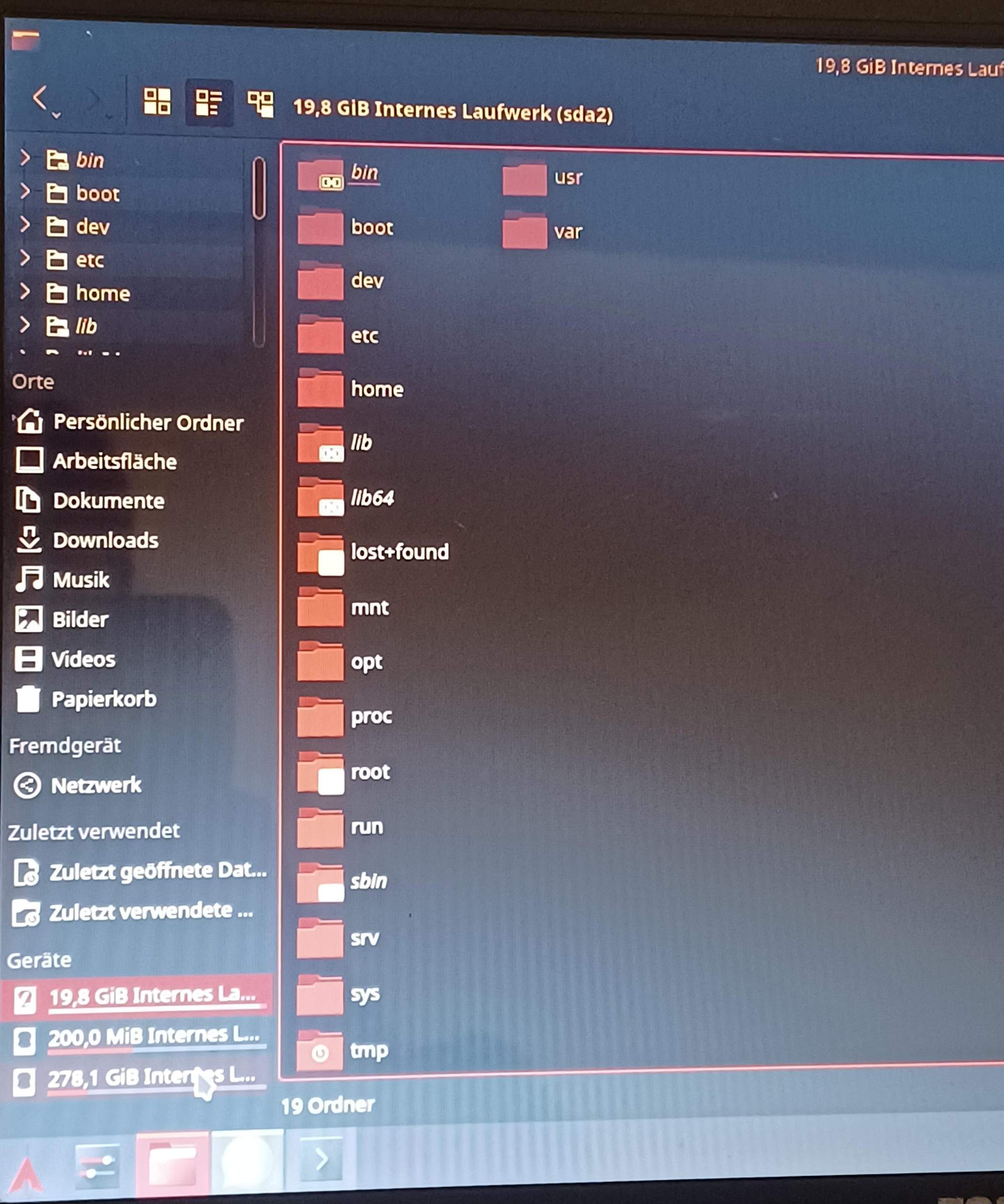 Internes Laufwerk voll? (Linux, Speicher, Arch Linux)