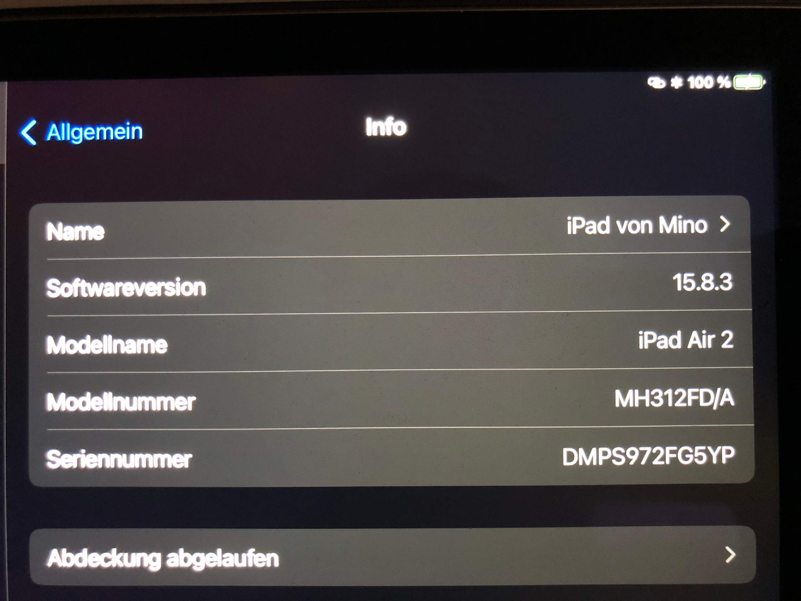 iPad Air 2 mit iOS 18? (Apple)