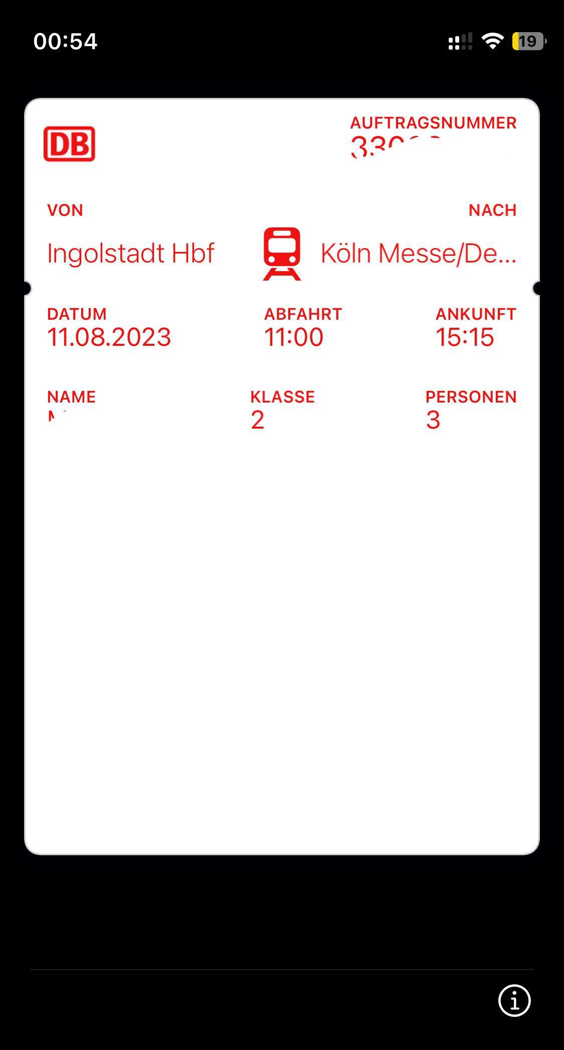 Ist das ein gültiges DB Ticket? (Apple, Bahn, Deutsche Bahn)